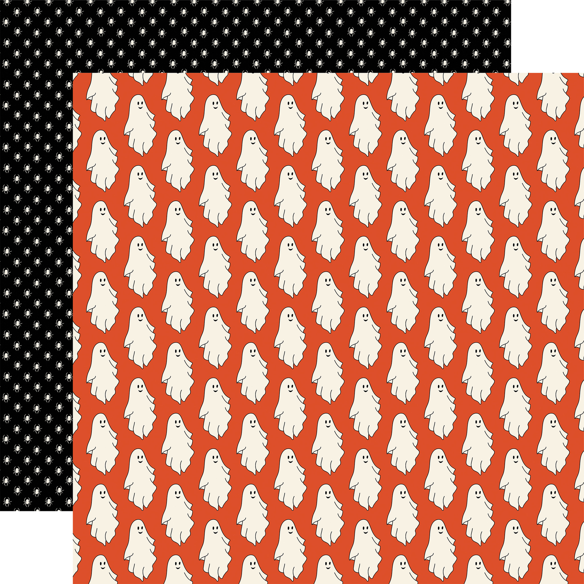 Halloween Fun: Boo Crew Ghosts 12x12 Patterned Paper - Echo Park Paper Co
