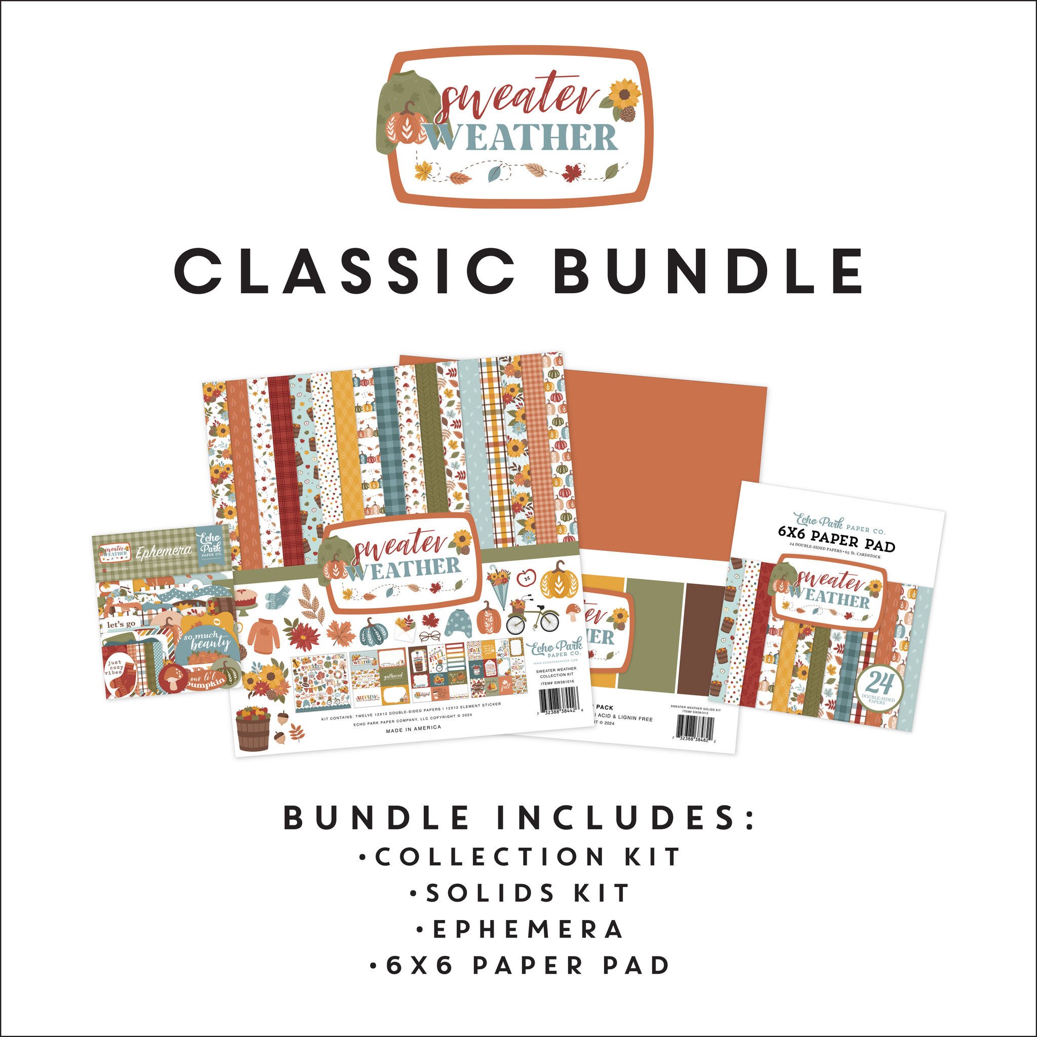 Sweater Weather Classic Bundle - Echo Park Paper Co
