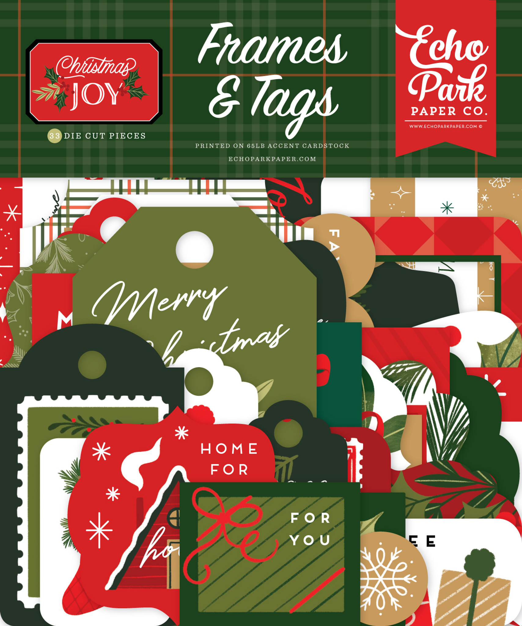 Christmas Joy Frames & Tags - Echo Park Paper Co