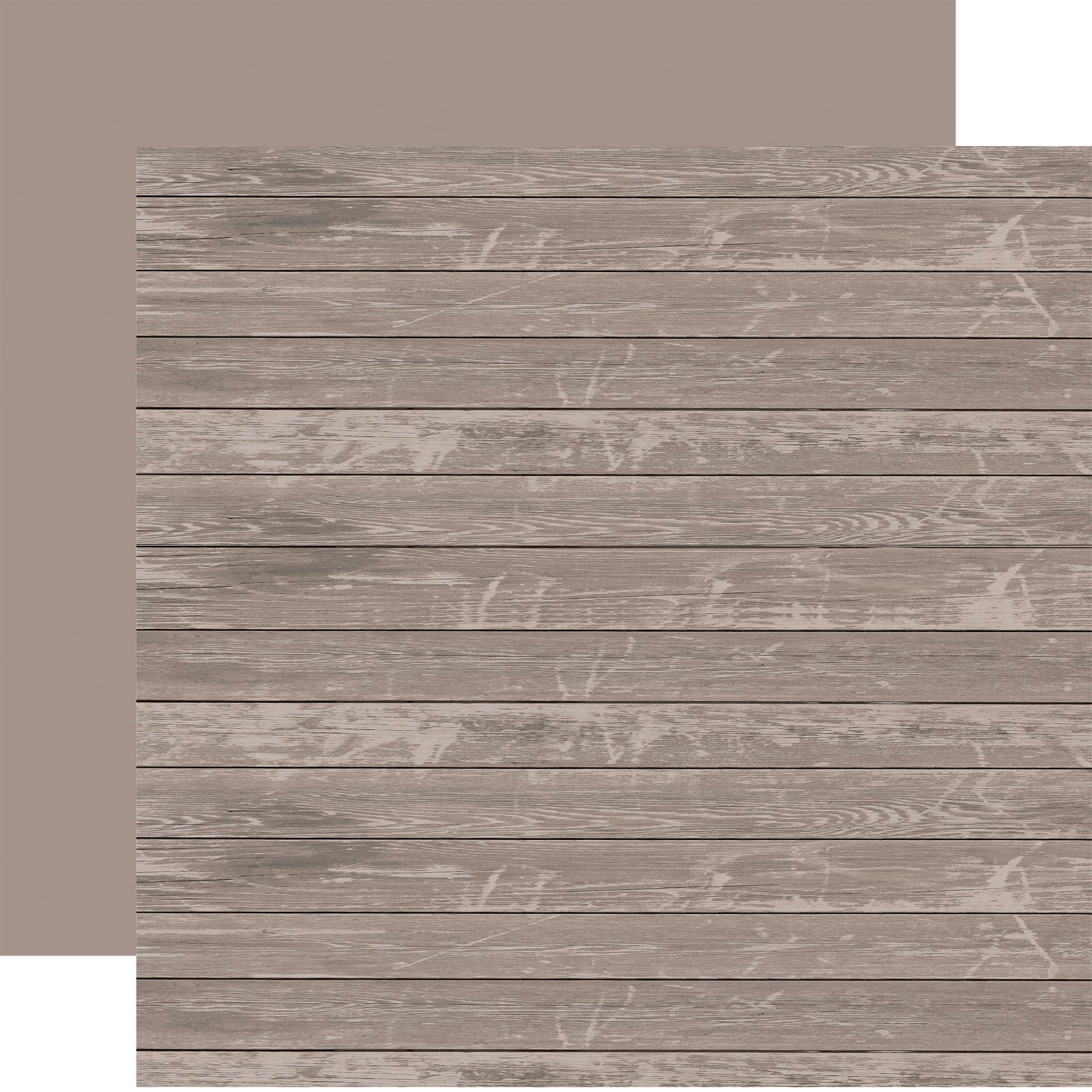 Cool Wood Grain: Gray Wood Grain 12x12 Patterned Paper - Echo Park Paper Co
