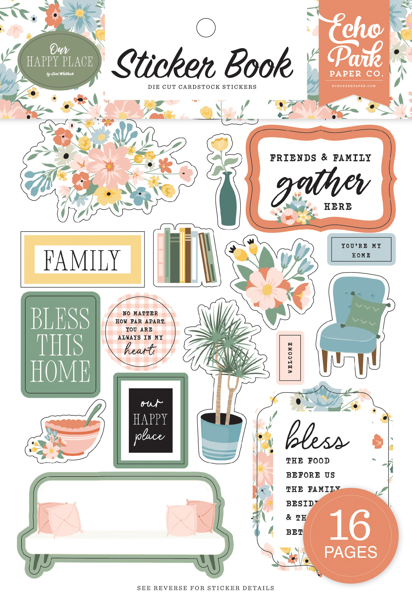 Our Happy Place Sticker Book - Echo Park Paper Co