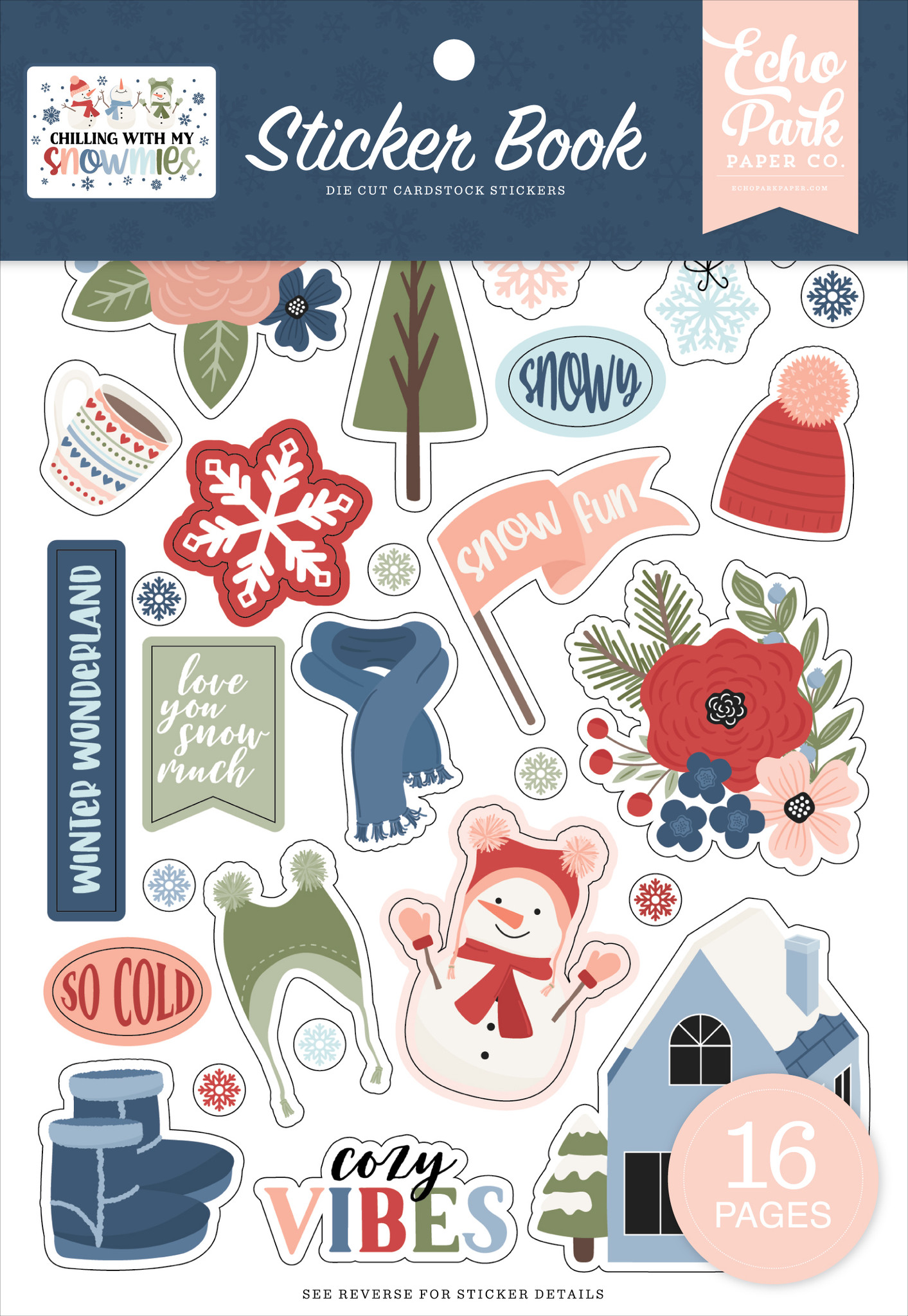 Chilling With My Snowmies Sticker Book - Echo Park Paper Co