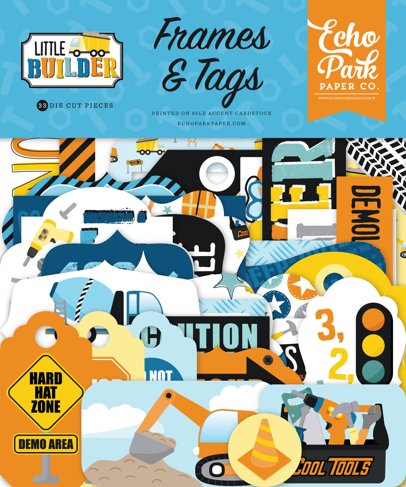 Little Builder Frames & Tags - Echo Park Paper Co