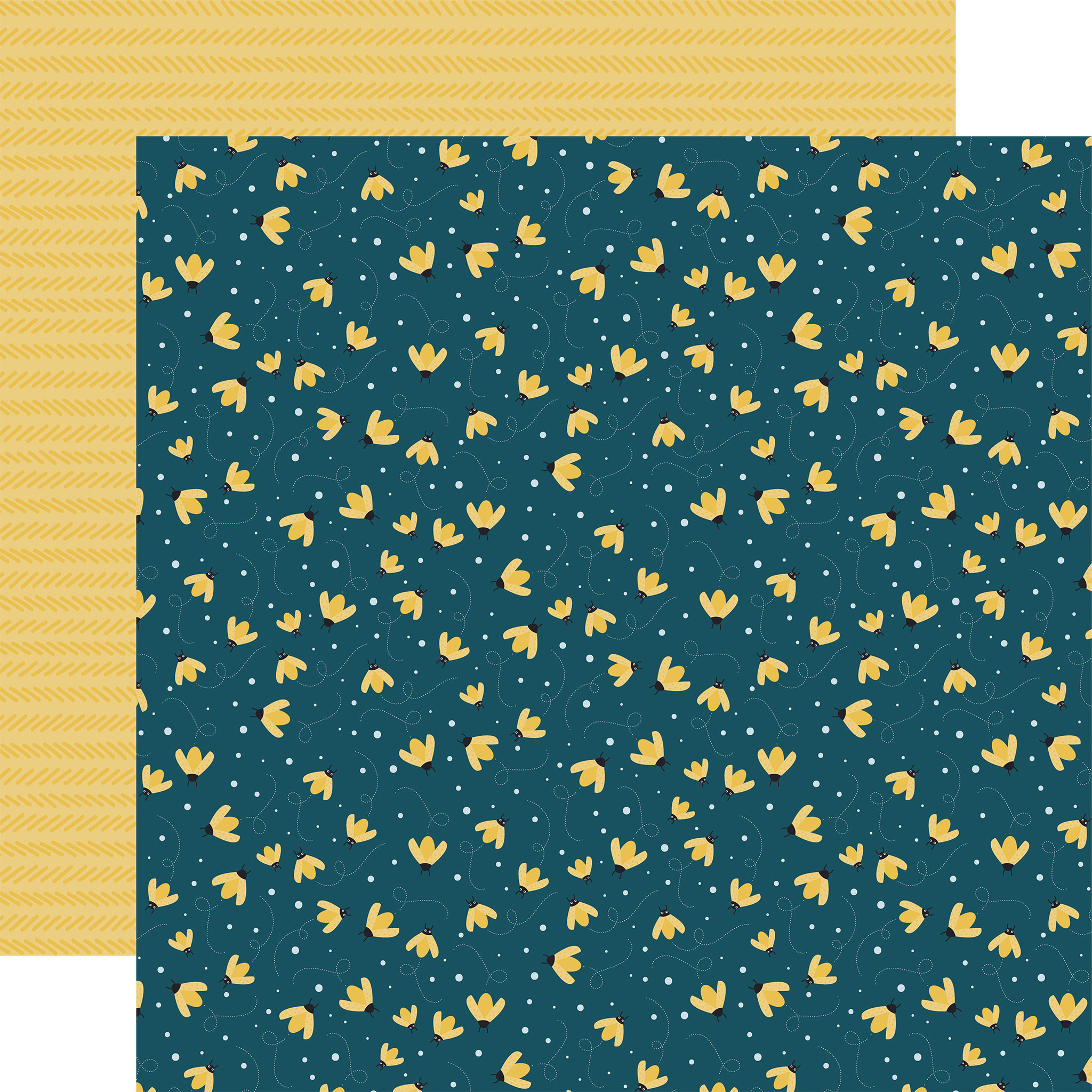 Little Things Mean A Lot: Free Spirit Fireflies 12x12 Patterned Paper ...
