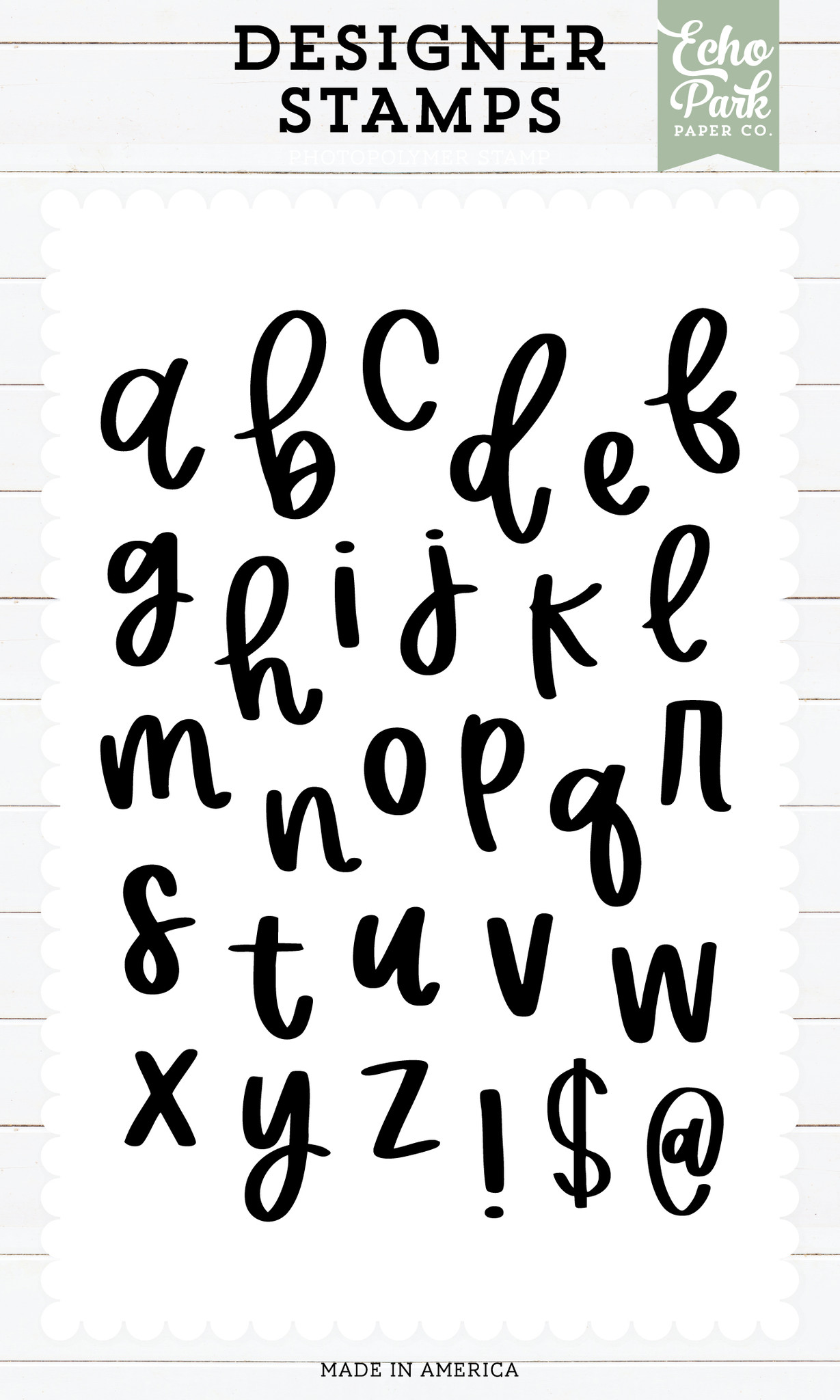 Ashley Alphabet Stamp Set - Echo Park Paper Co