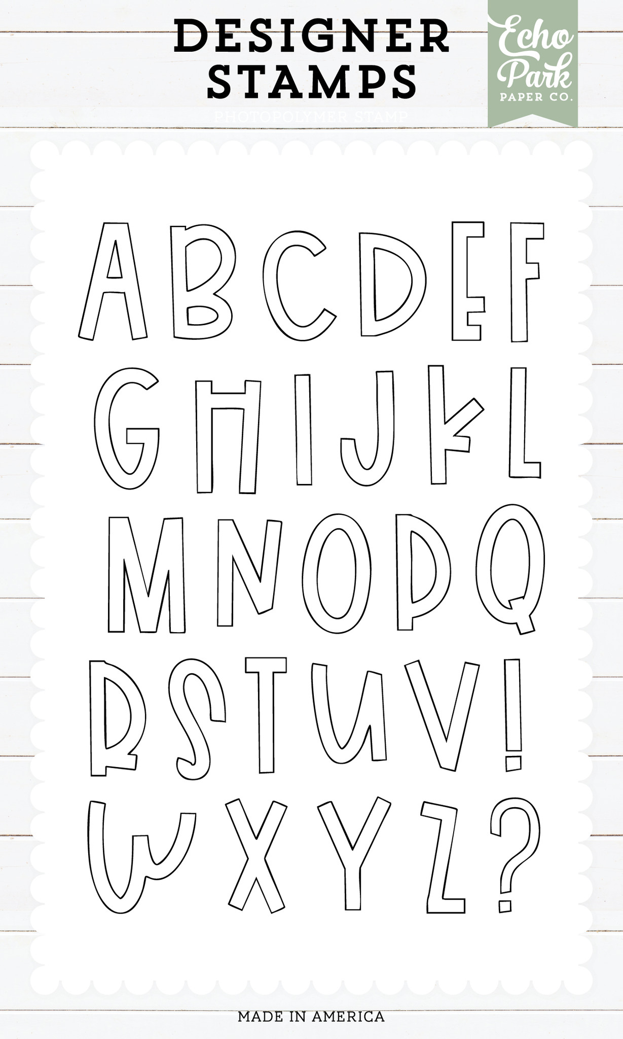 Leo Alphabet Stamp Set - Echo Park Paper Co