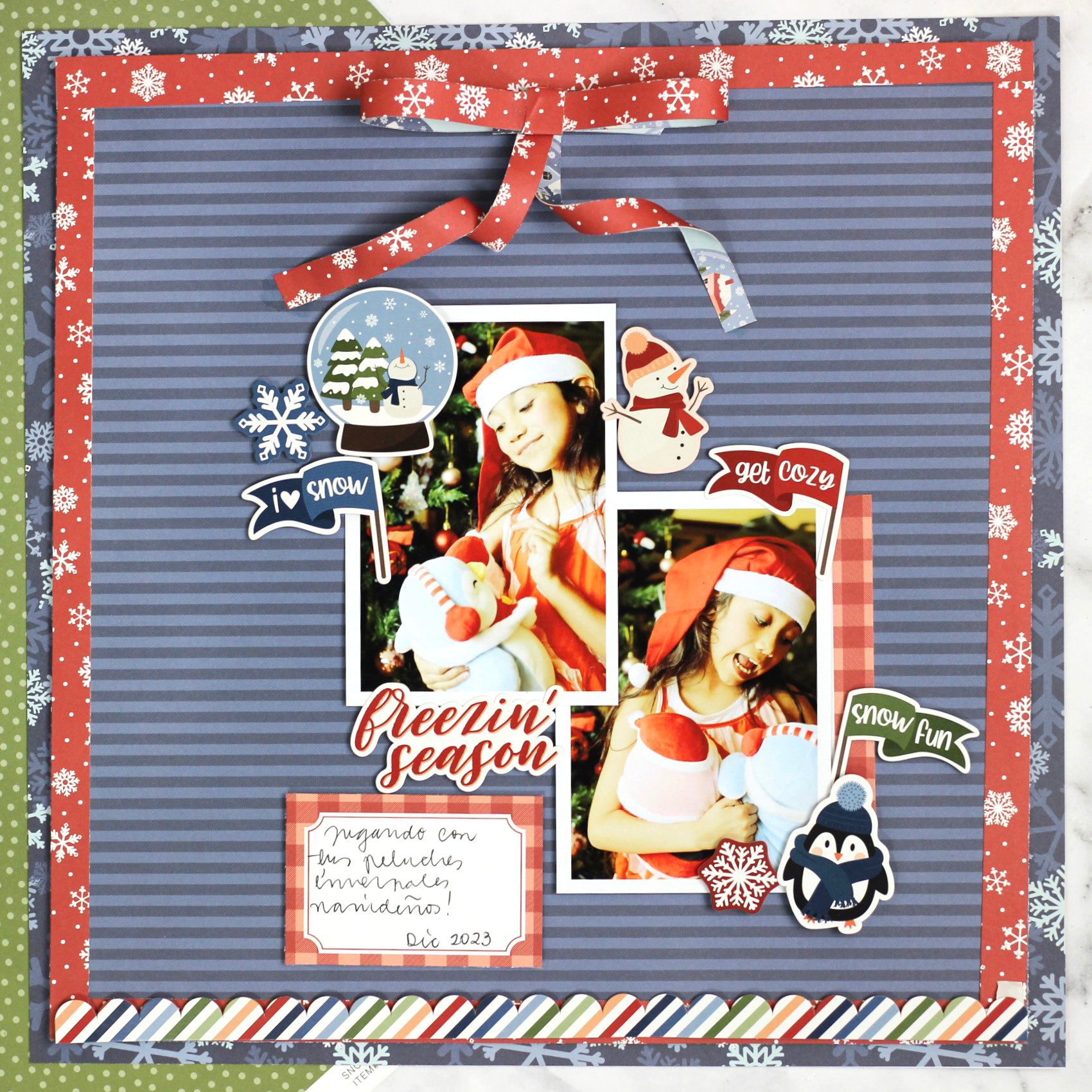 Chilling With My Snowmies Freezin Seasons Layout Digital Instructions ...