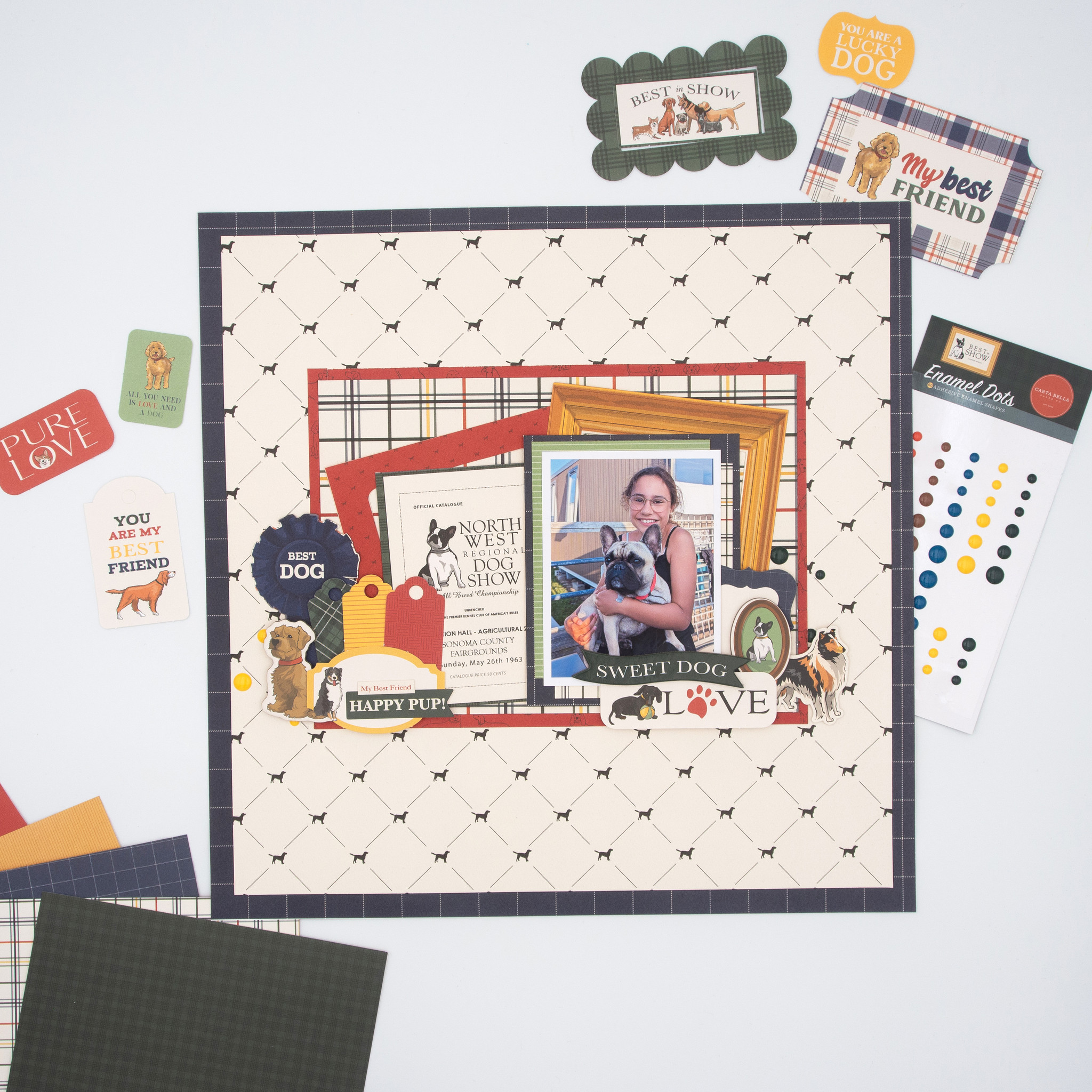 Best In Show Best Dog Layout Digital Instructions - Echo Park Paper Co