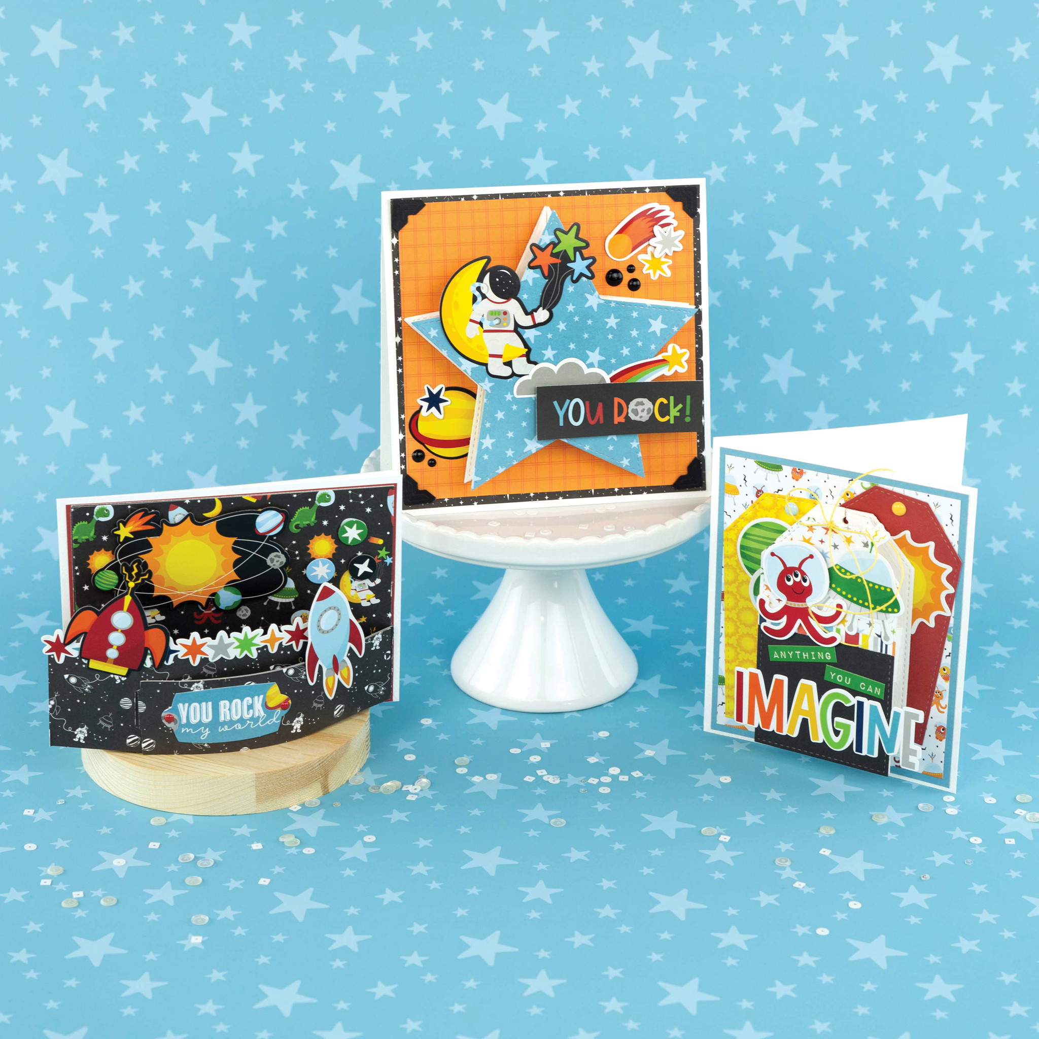 Blast Off Cards Digital Instructions - Echo Park Paper Co