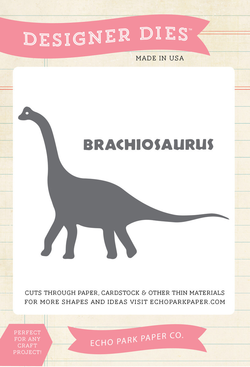 Brachiosaurus Large Large Die Set - Echo Park Paper Co