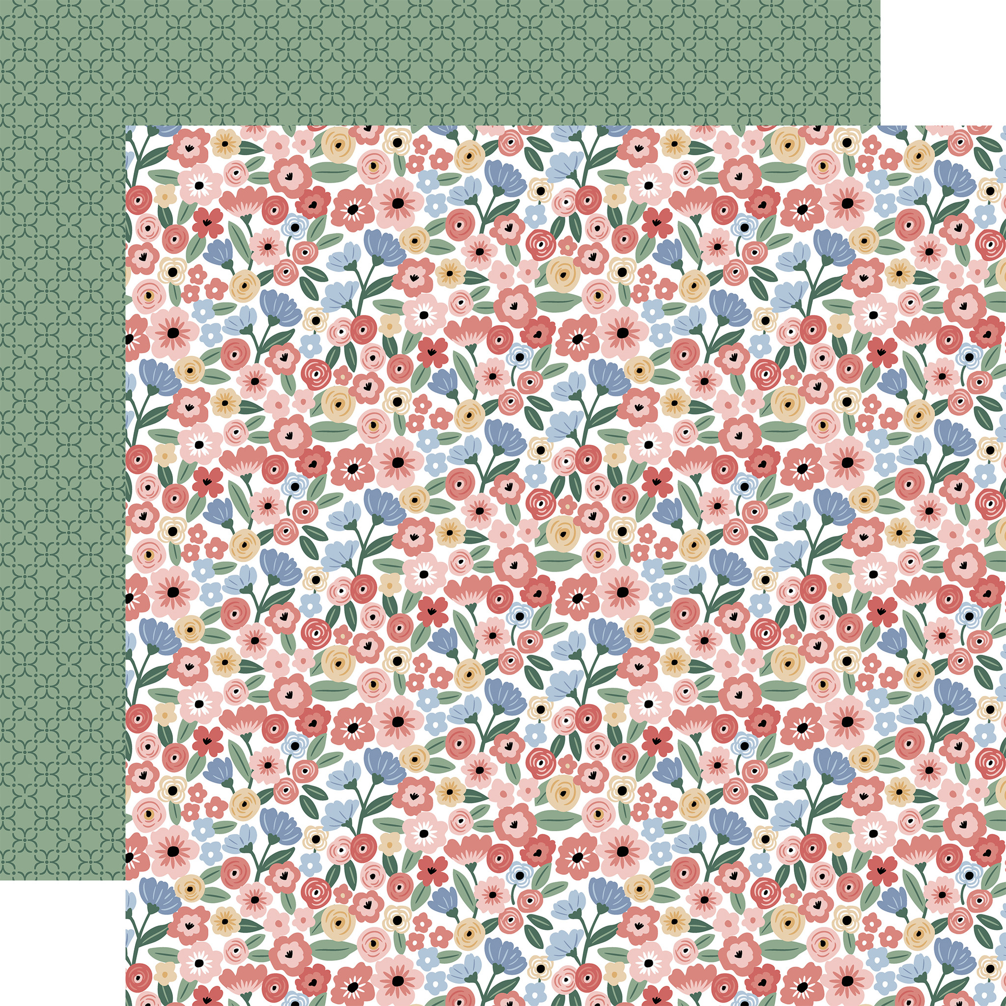 Fashion: Fabulous Floral 12x12 Patterned Paper - Echo Park Paper Co