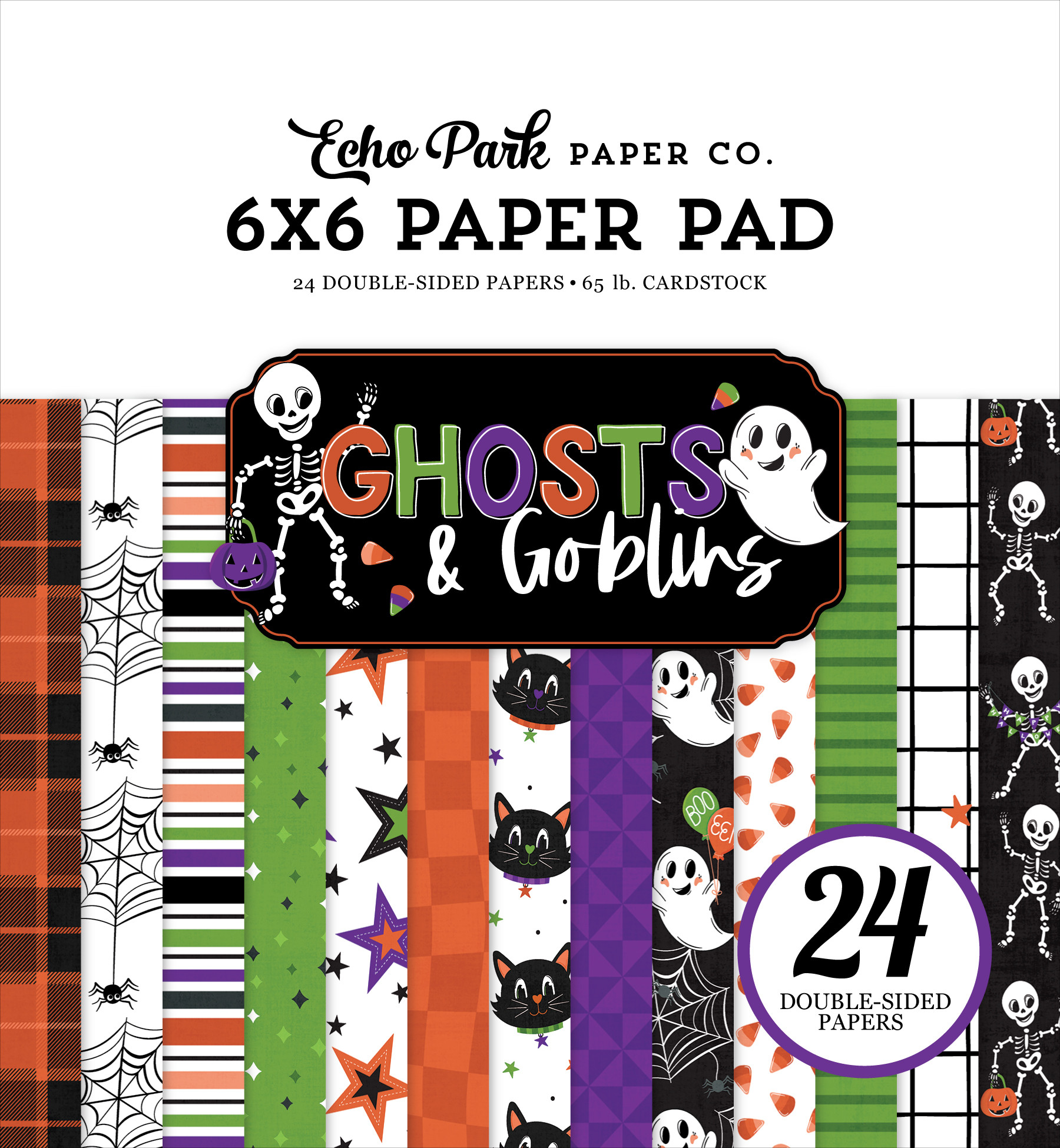 Ghosts And Goblins 6x6 Paper Pad - Echo Park Paper Co