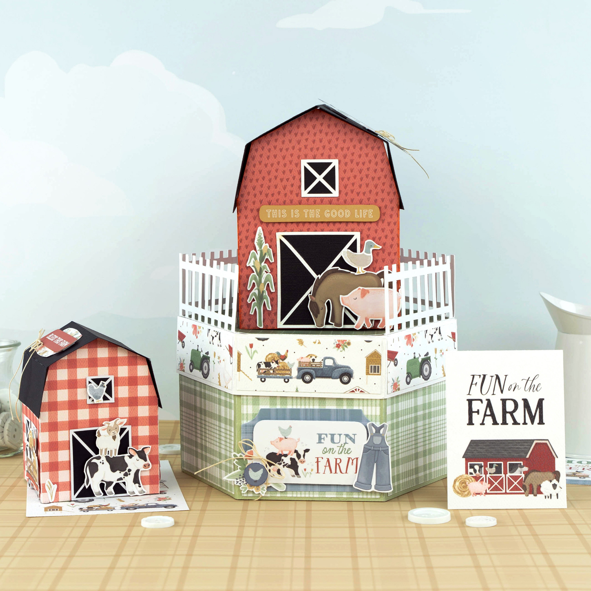 On The Farm Barn Set Digital Instructions - Echo Park Paper Co