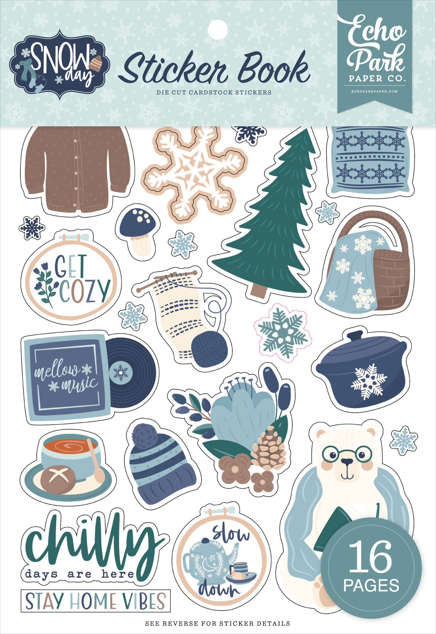 Snow Day Sticker Book - Echo Park Paper Co