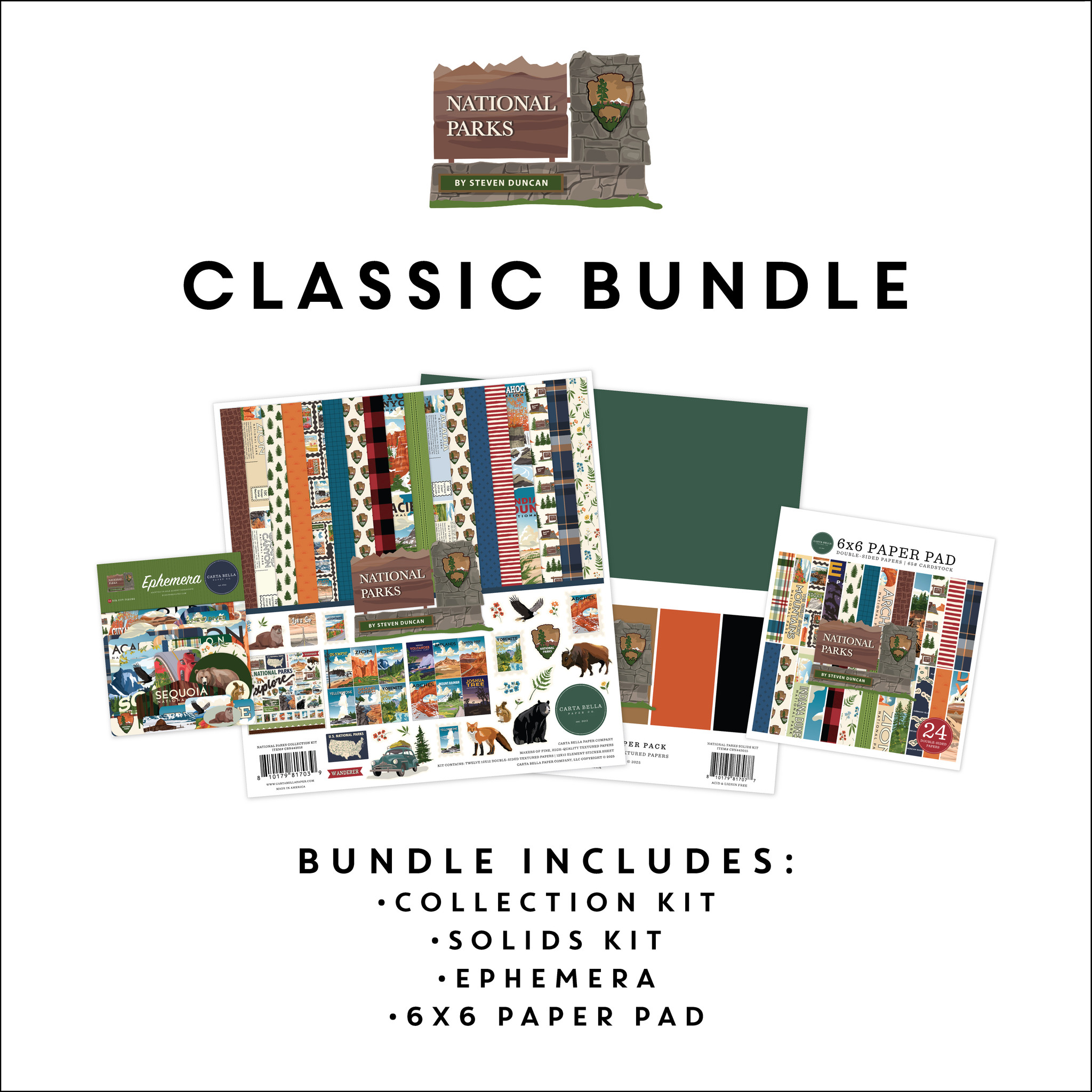 National Parks: Classic Bundle - Echo Park Paper Co