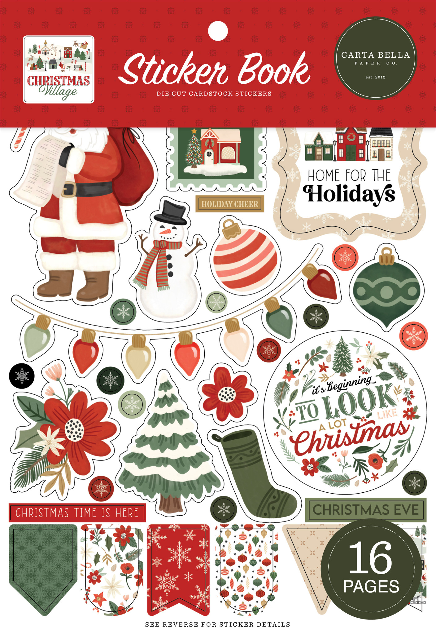 Christmas Village Sticker Book - Echo Park Paper Co
