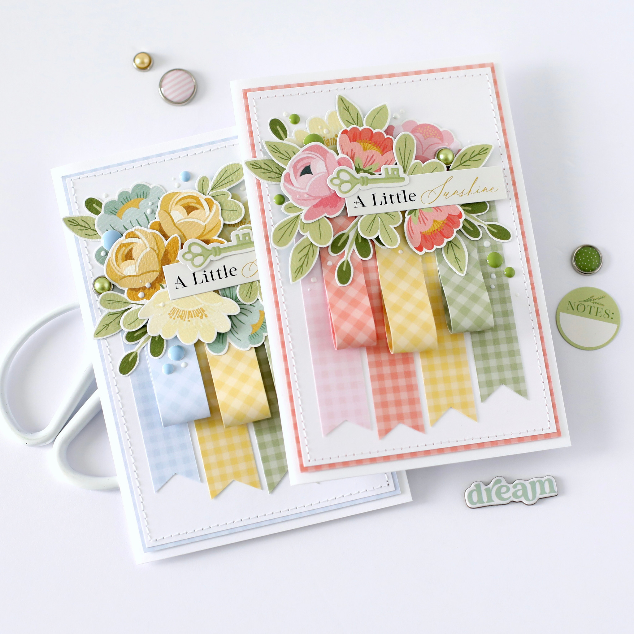 Gingham Cards Digital Instructions