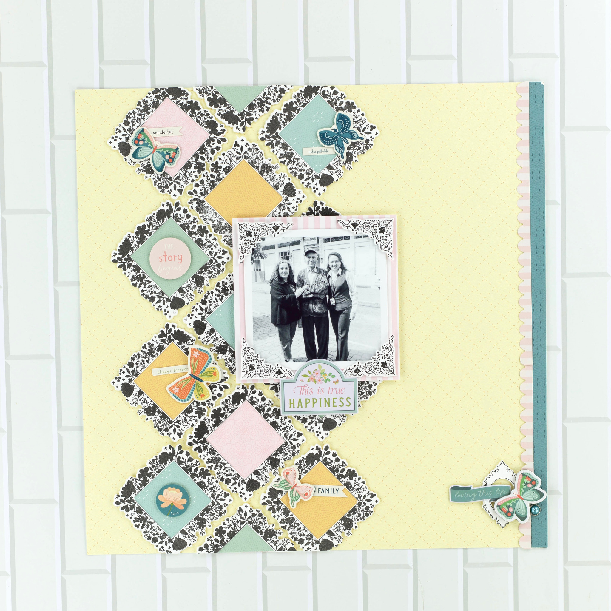 True Happiness Layout Digital Instructions