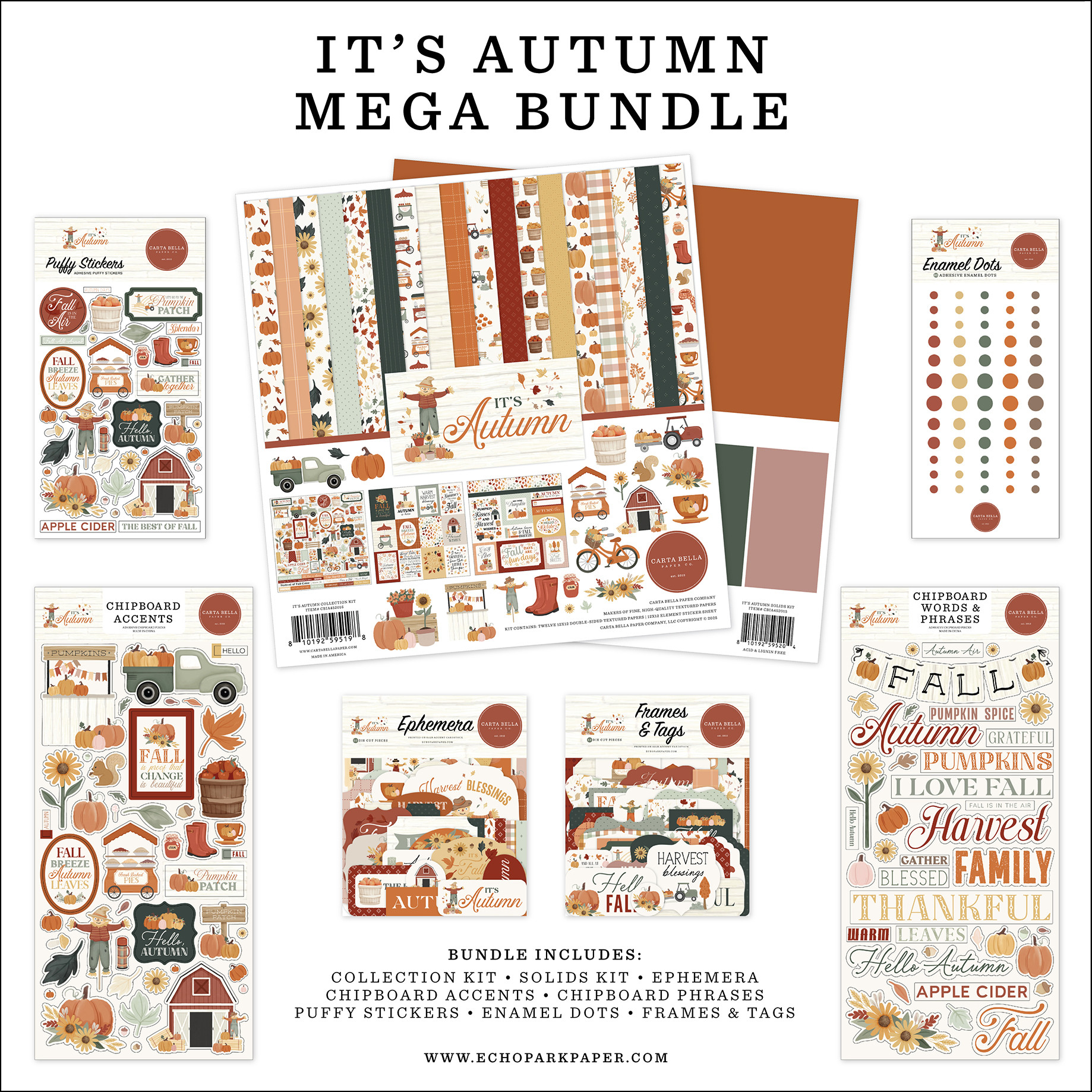 It's Autumn: Mega Bundle - Echo Park Paper Co