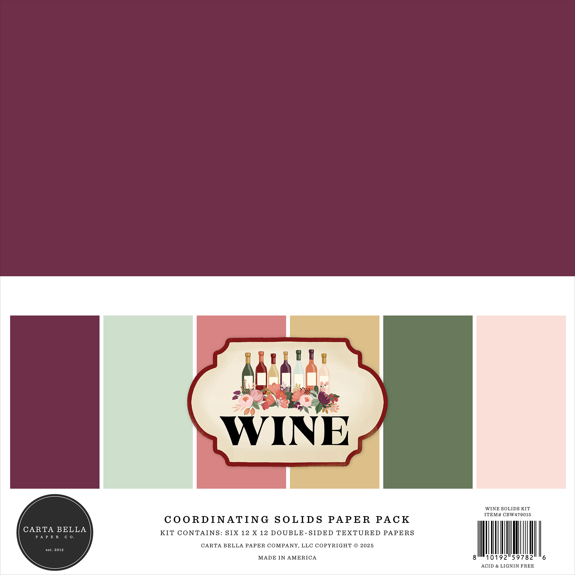 Wine Solids Kit - Echo Park Paper Co