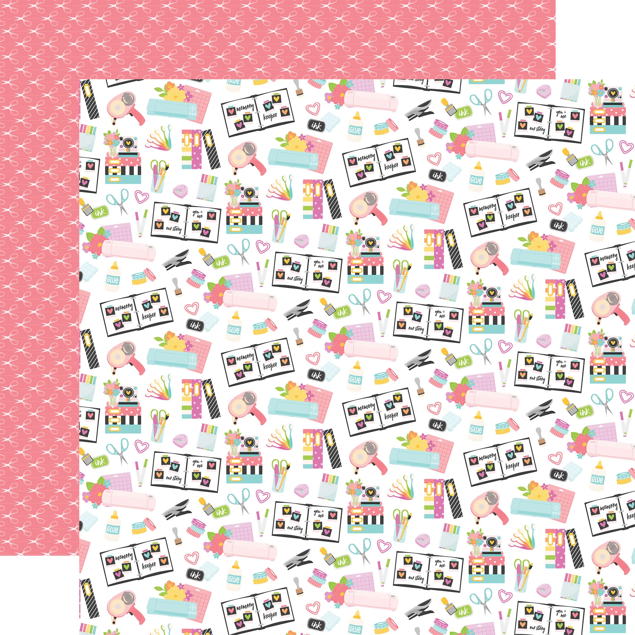 Craft Room: Get Crafty 12x12 Patterned Paper - Echo Park Paper Co