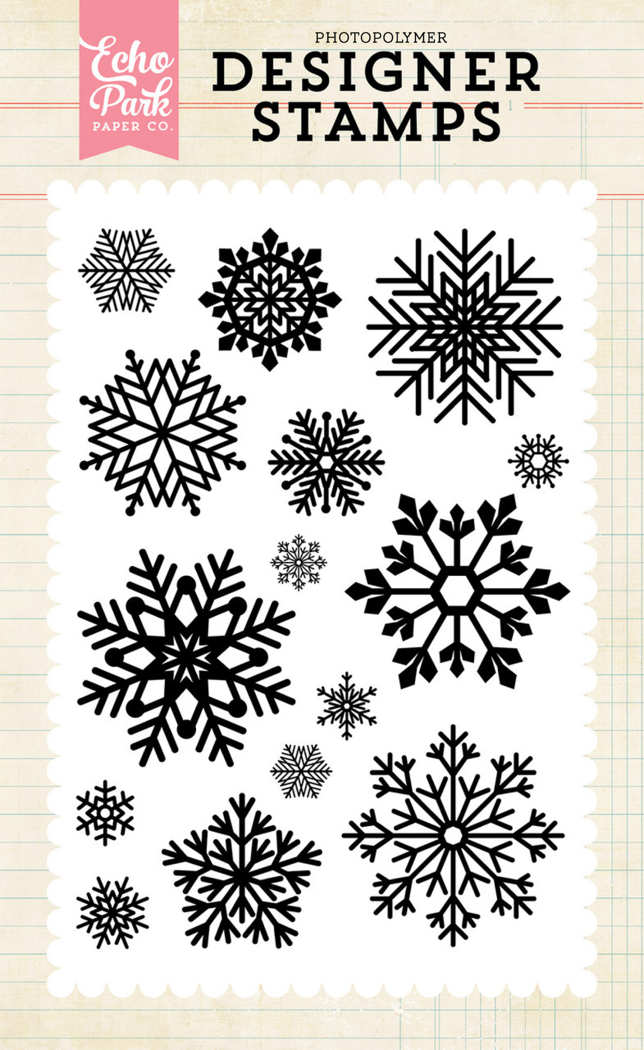 Snow is Falling Stamp Set - Echo Park Paper Co