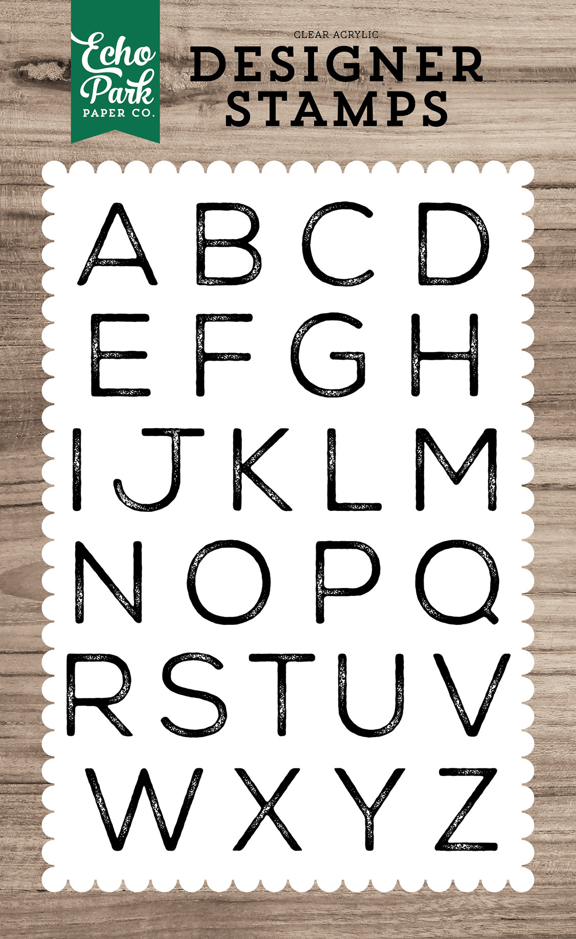 James Alphabet Stamp Set - Echo Park Paper Co