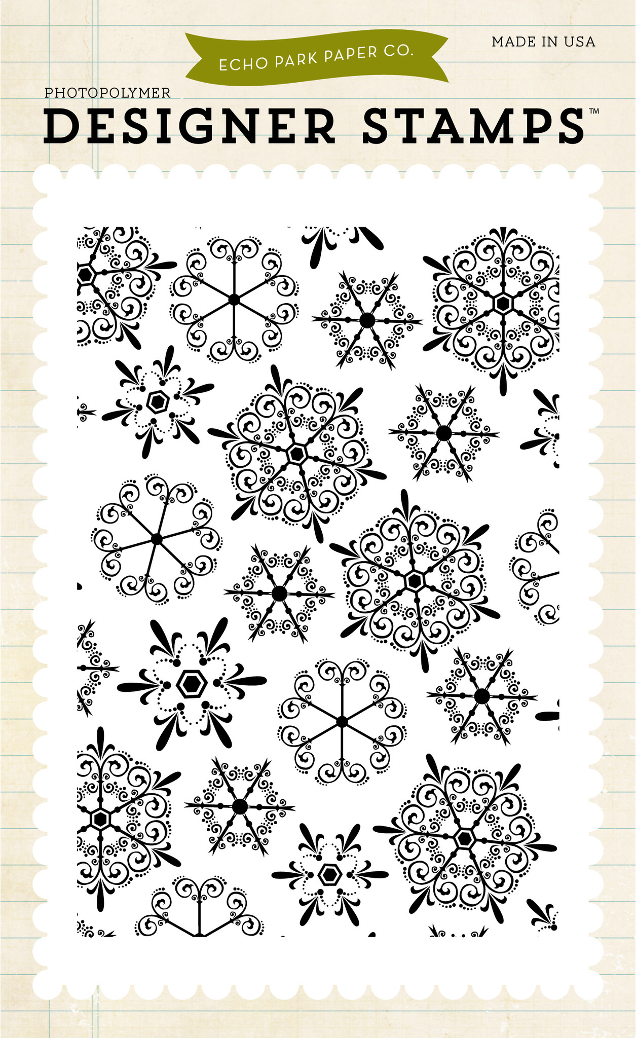 Snowflakes # 1 Stamp Set - Echo Park Paper Co