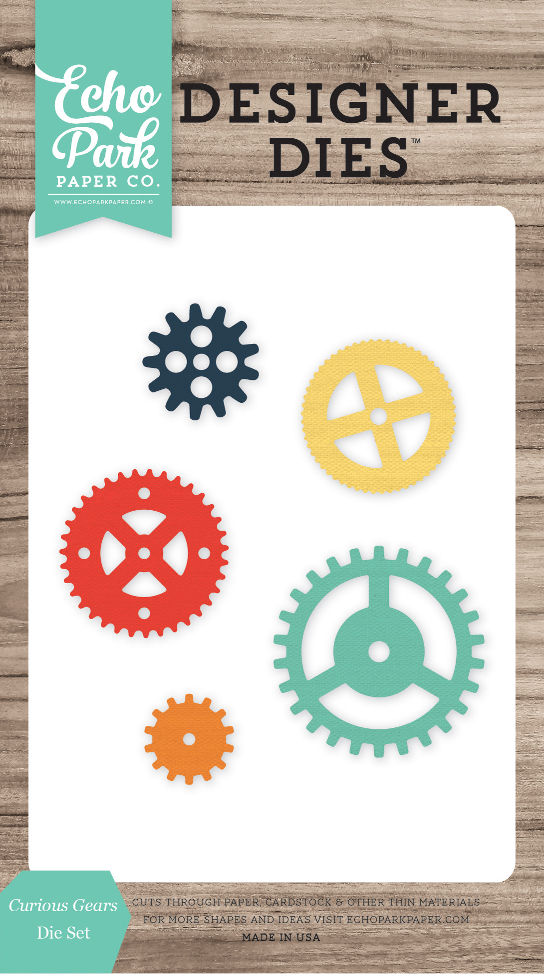 Curious Gears Small Die Set - Echo Park Paper Co
