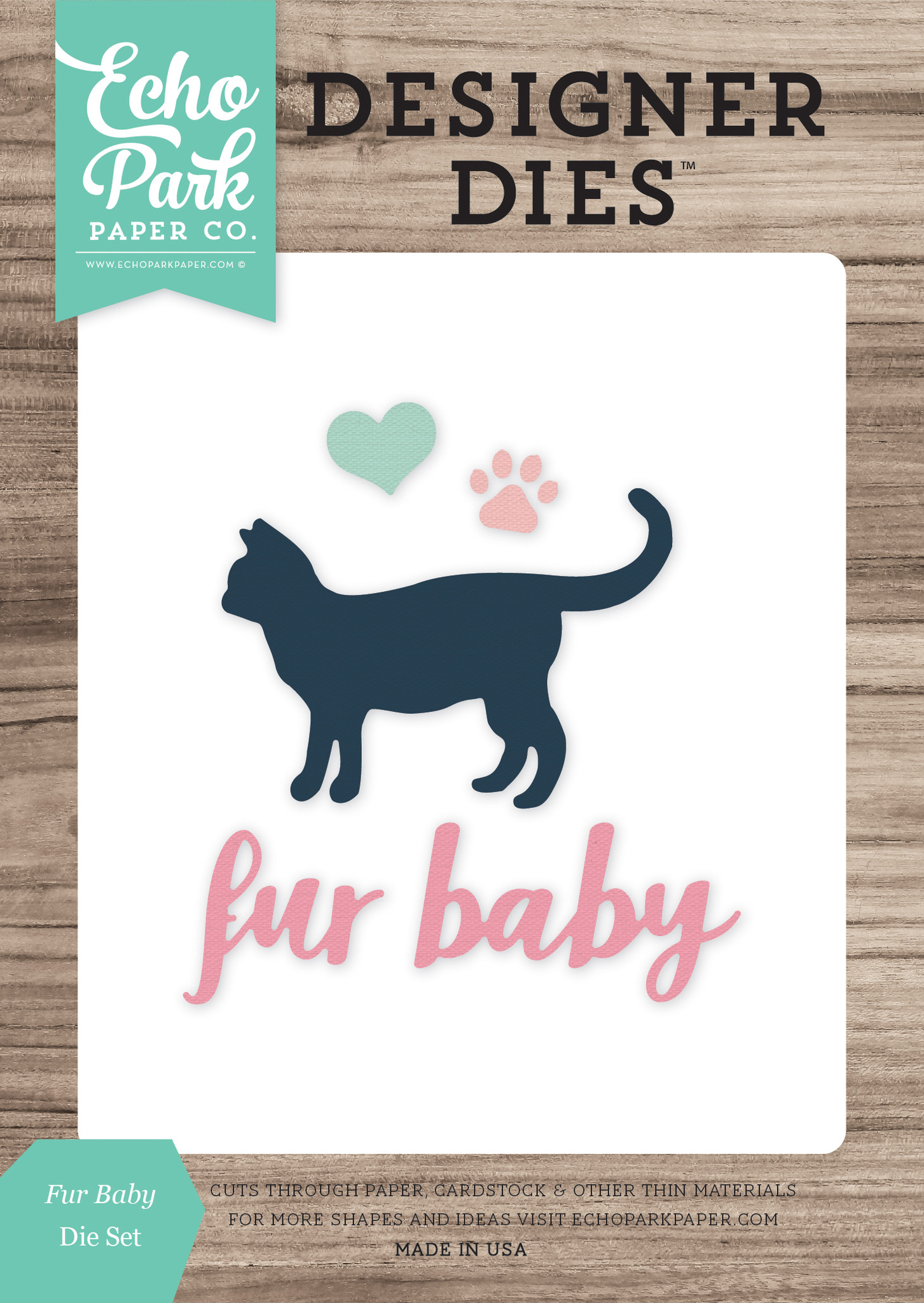 Fur Baby Medium Die Set - Echo Park Paper Co