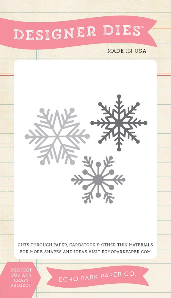 Snowflake #4 Small Die Set - Echo Park Paper Co