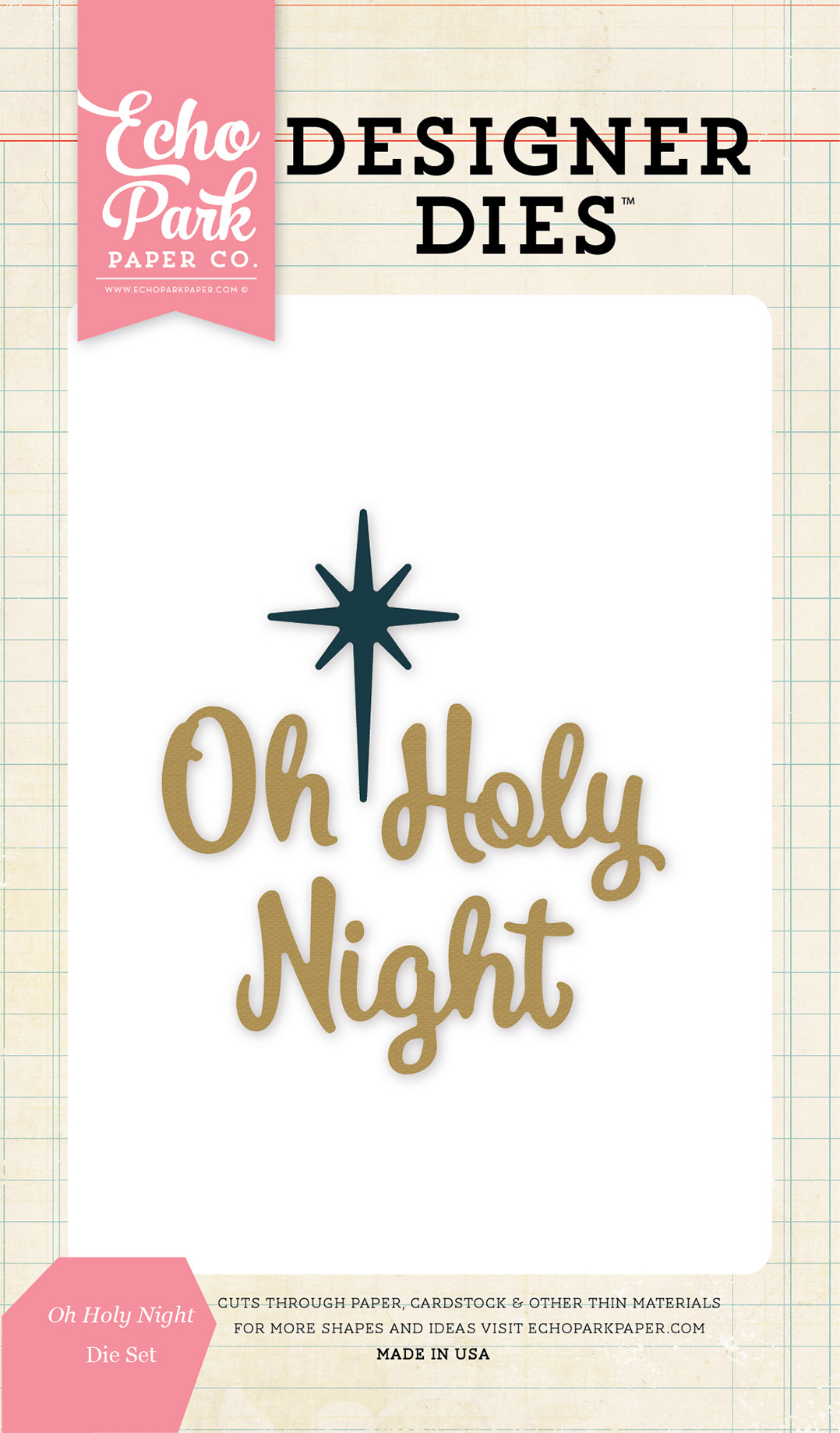 Oh Holy Night Small Die Set - Echo Park Paper Co