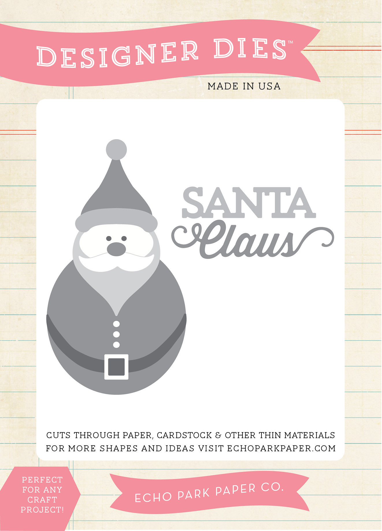 Santa Claus Medium Die Set - Echo Park Paper Co