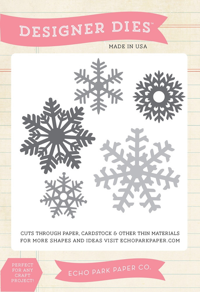 Snowflake #5 Large Die Set - Echo Park Paper Co
