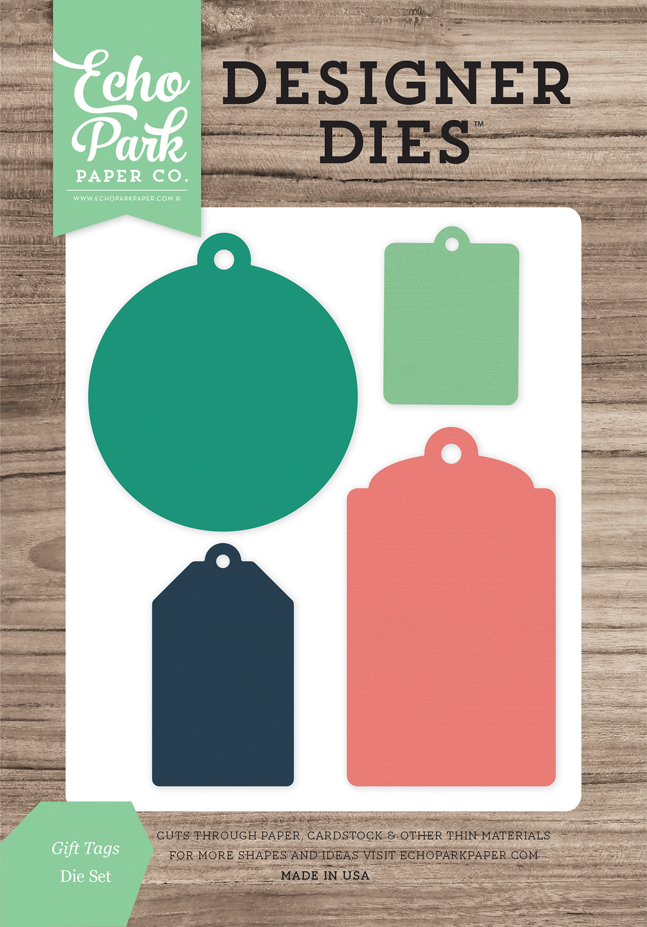 Gift Tags Large Die Set - Echo Park Paper Co