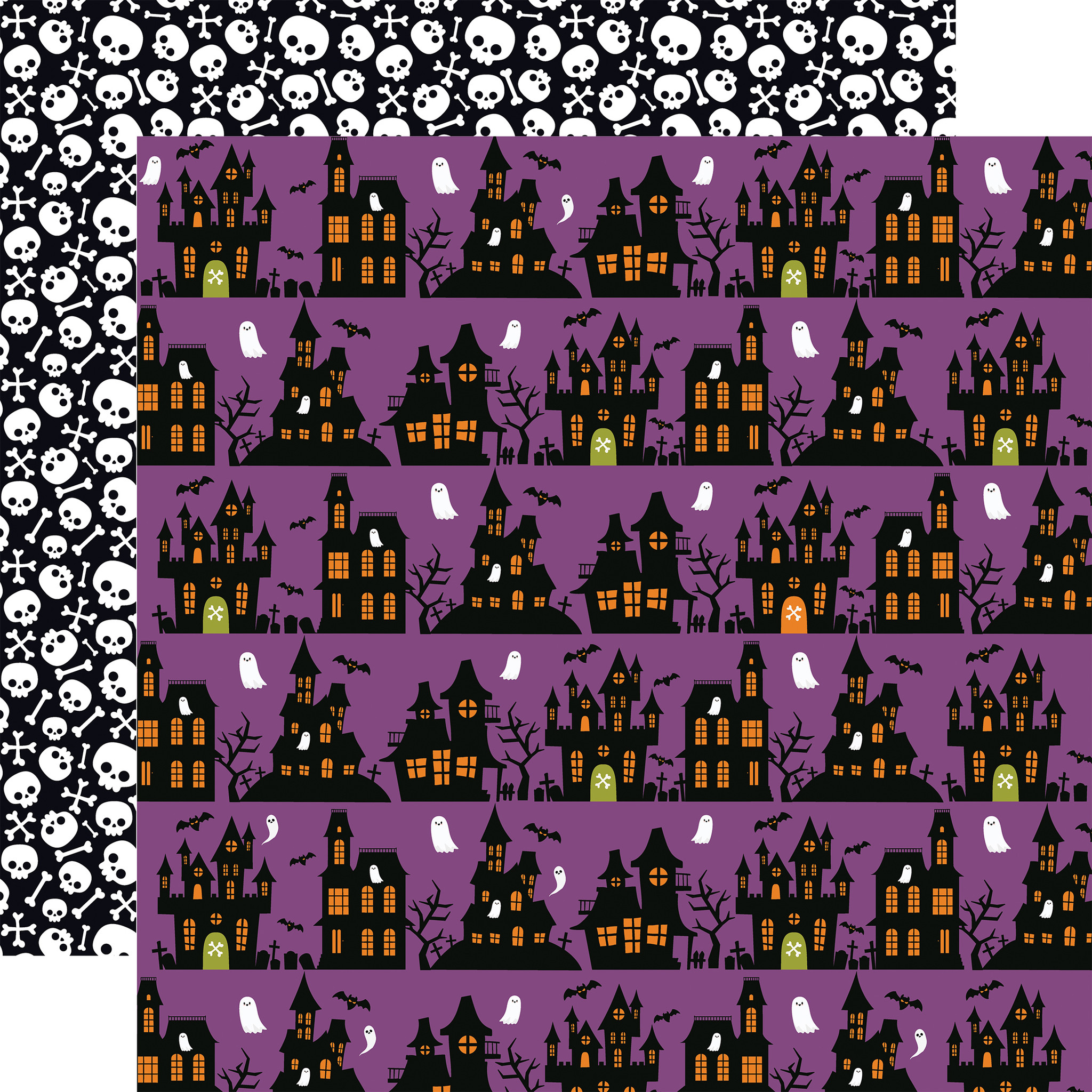 Halloween Magic: Halloween Night 12x12 Patterned Paper - Echo Park Paper Co