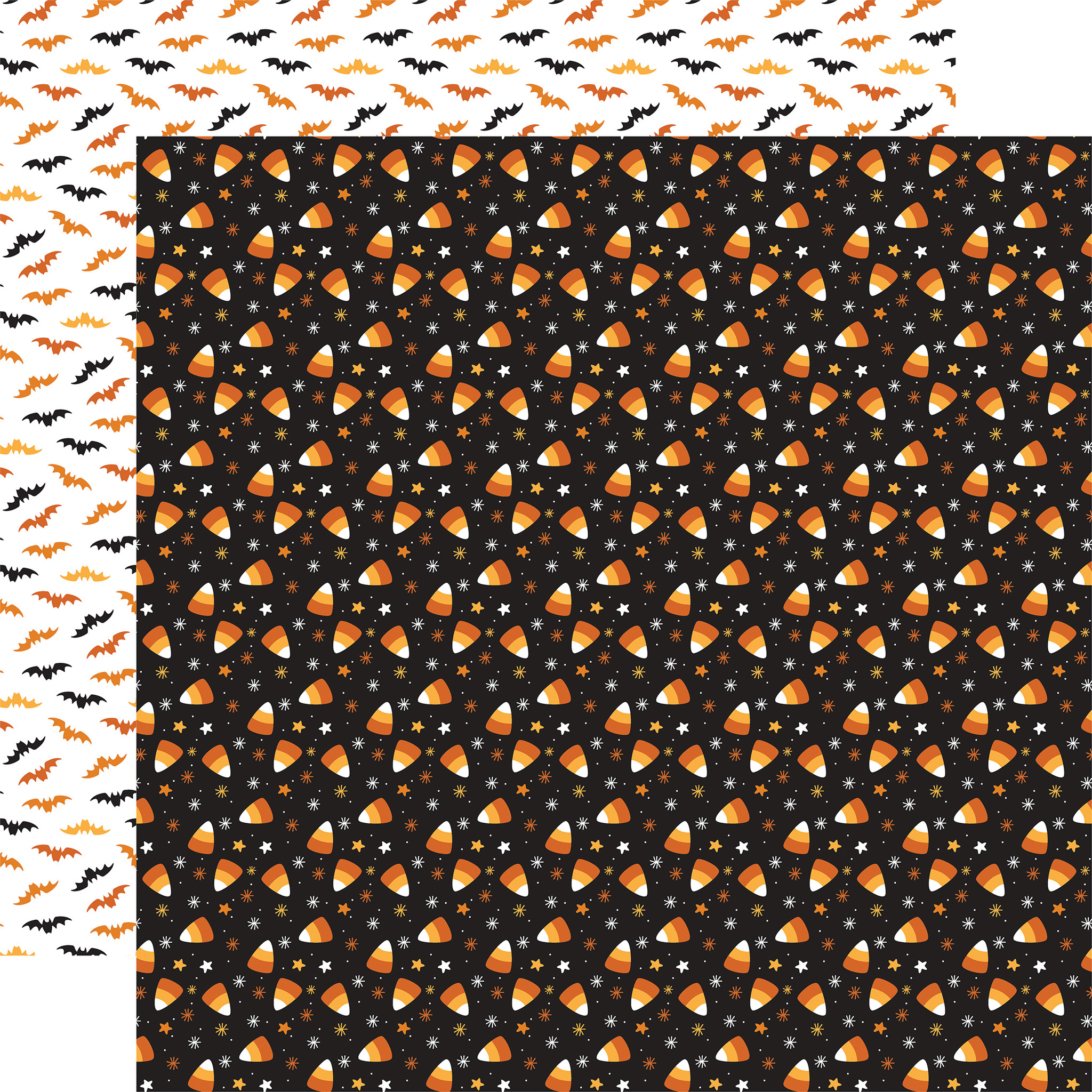 Halloween Party: Candy Corn Craze 12x12 Patterned Paper - Echo Park ...