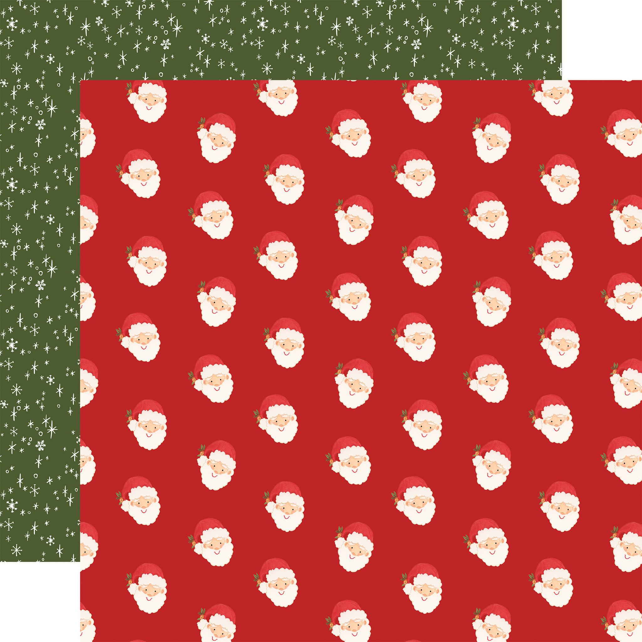 Letters To Santa: Old Saint Nick 12x12 Patterned Paper - Echo Park Paper Co Letters To Santa: Old Saint Nick 12x12 Patterned Paper - Echo Park Paper Co