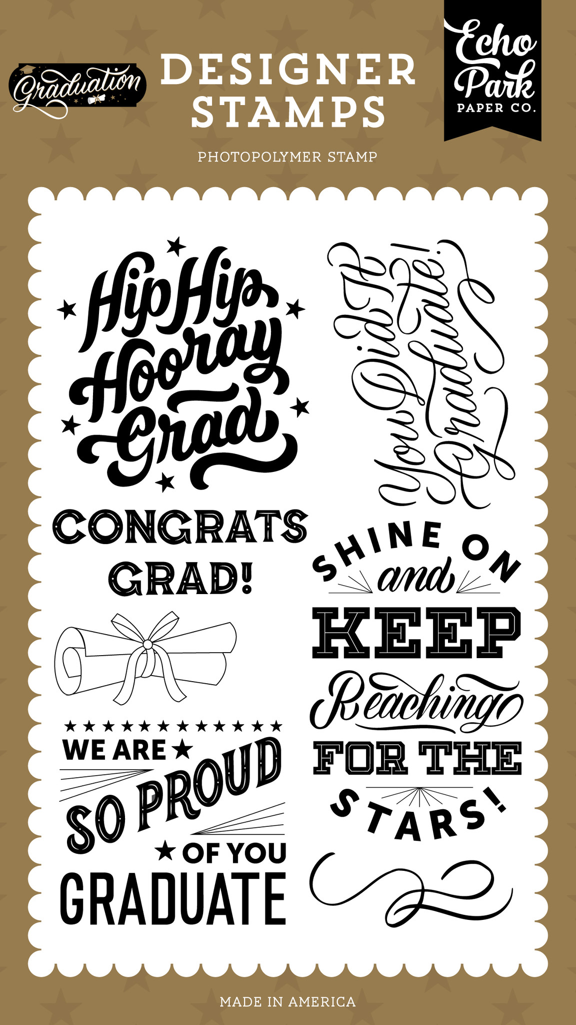 Graduation: You Did It Stamp Set - Echo Park Paper Co