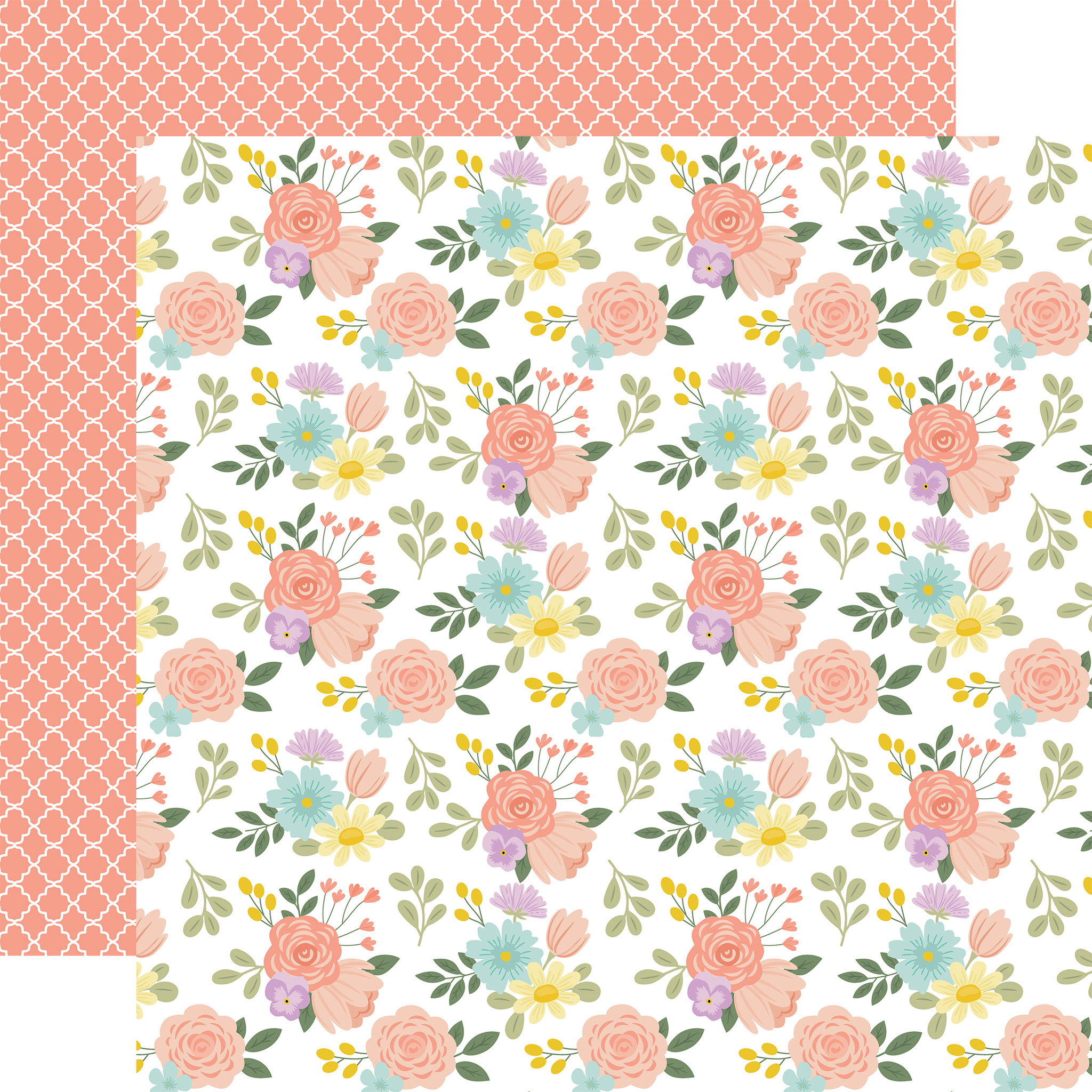 It's Spring Time: Blissful Branches 12x12 Patterned Paper - Echo Park ...