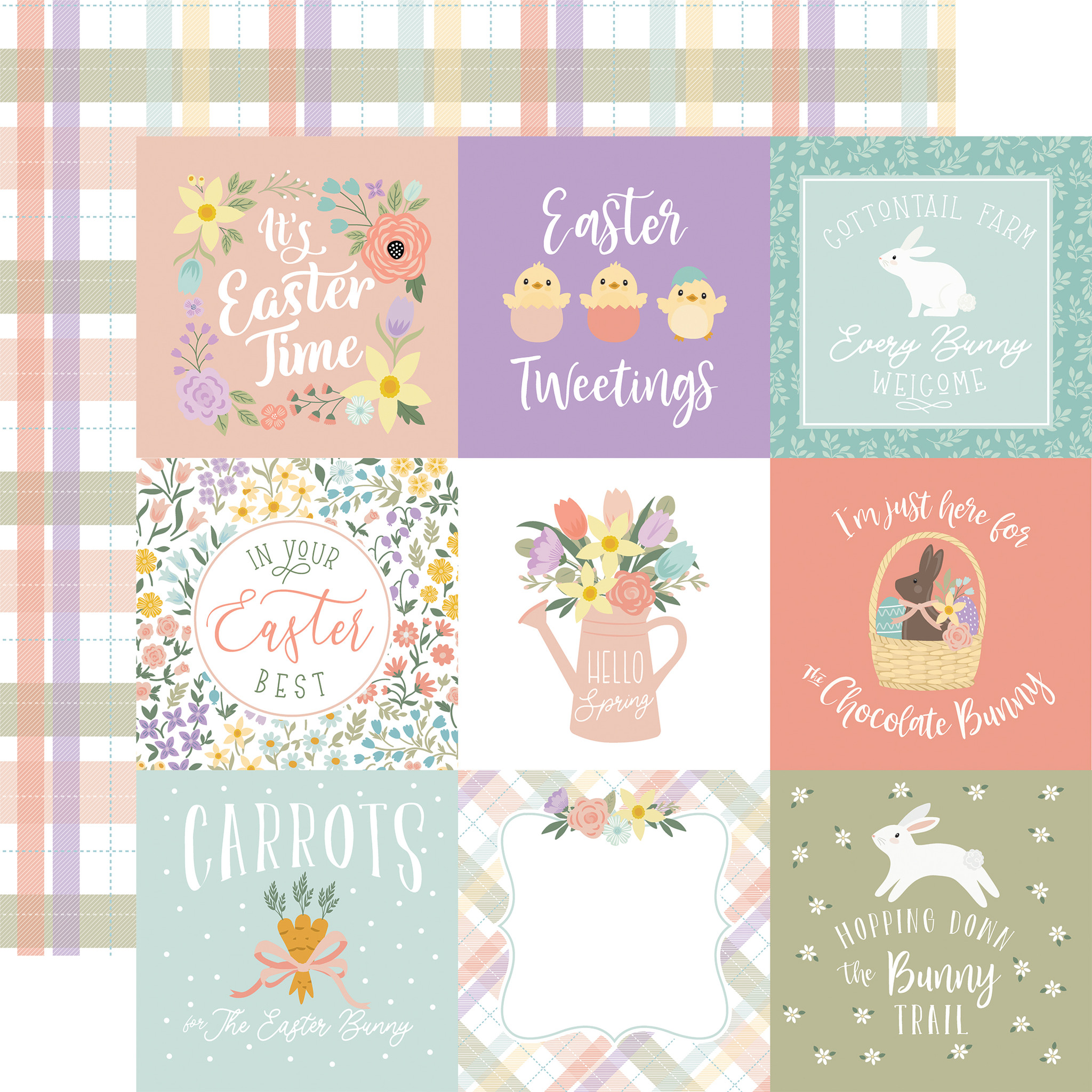 It’s Easter Time: 4x4 Journaling Cards - Echo Park Paper Co