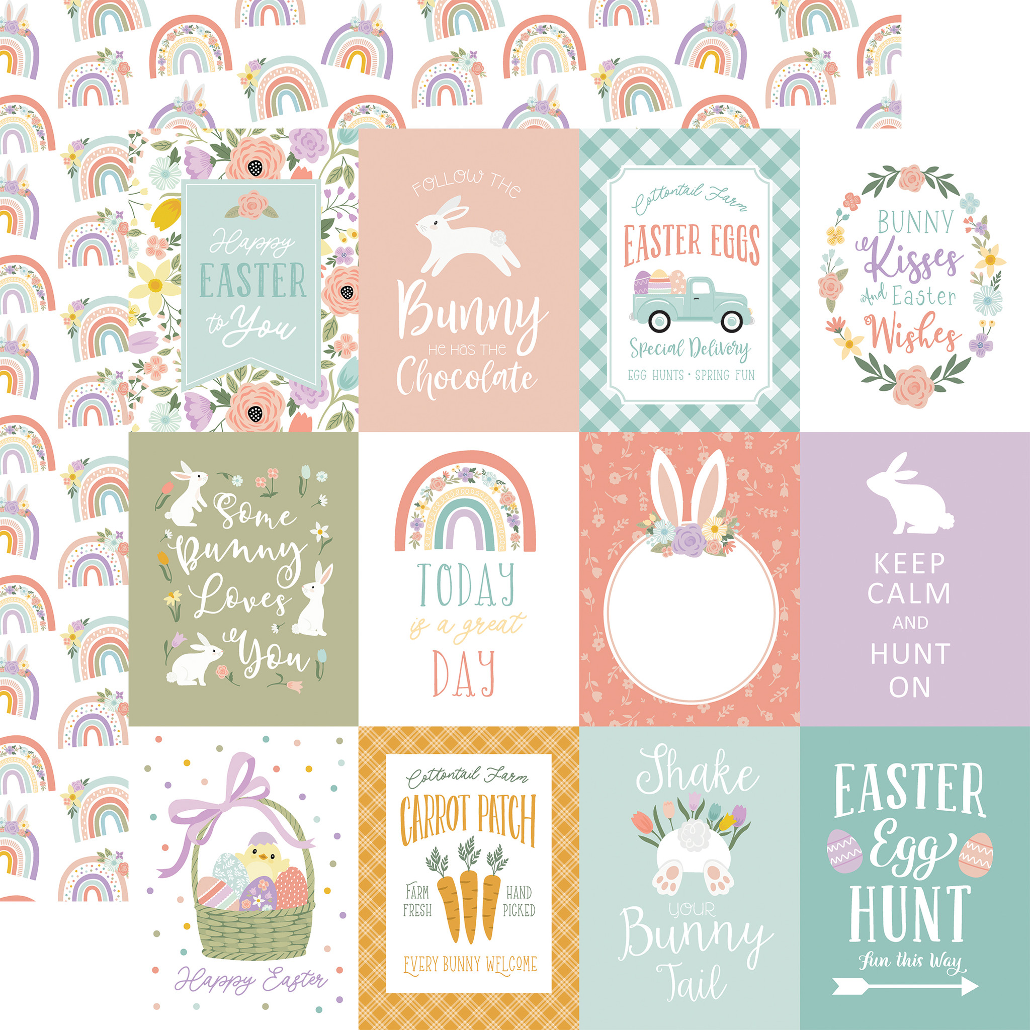 It’s Easter Time: 3x4 Journaling Cards - Echo Park Paper Co