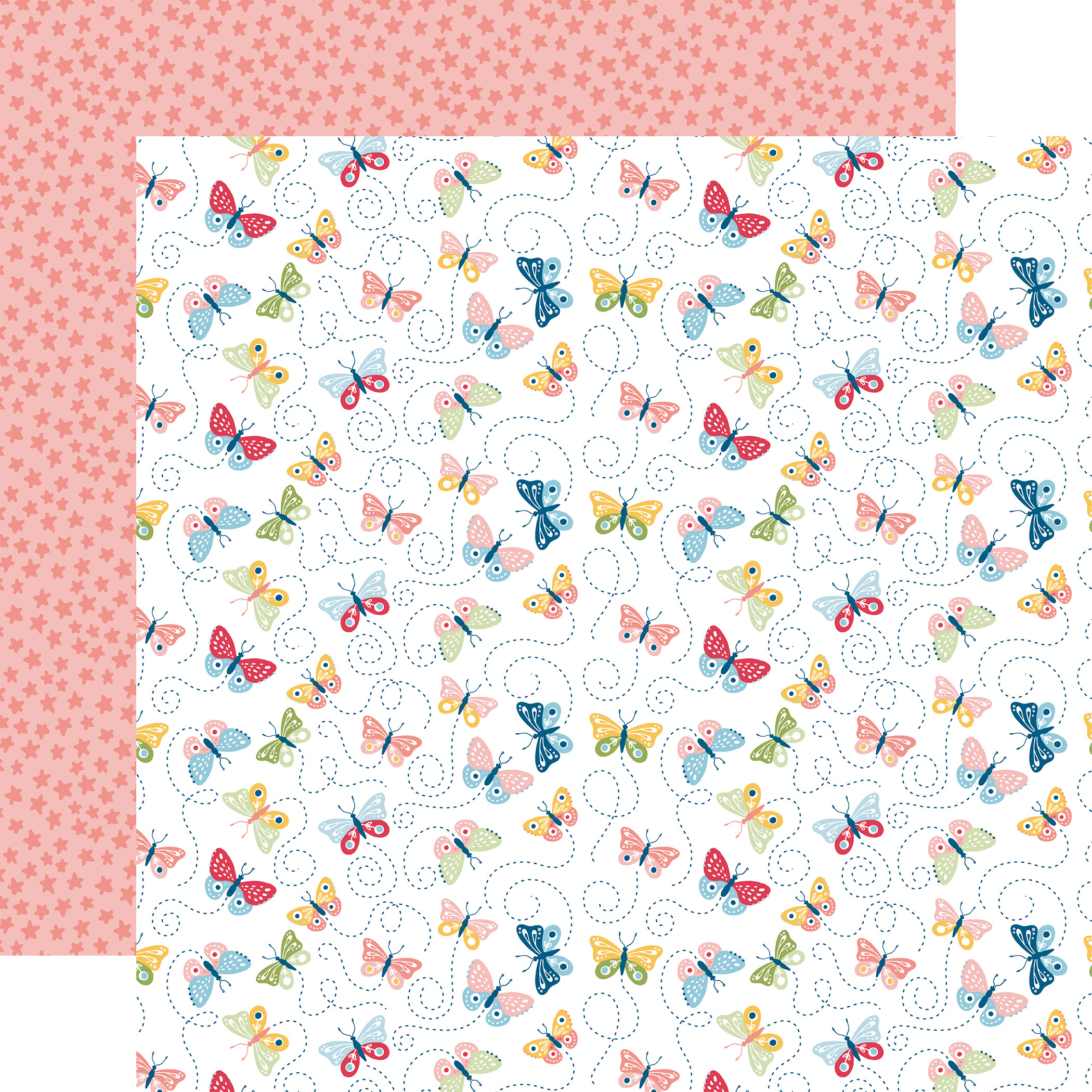Have A Great Summer: Best Life Butterflies 12x12 Patterned Paper - Echo ...
