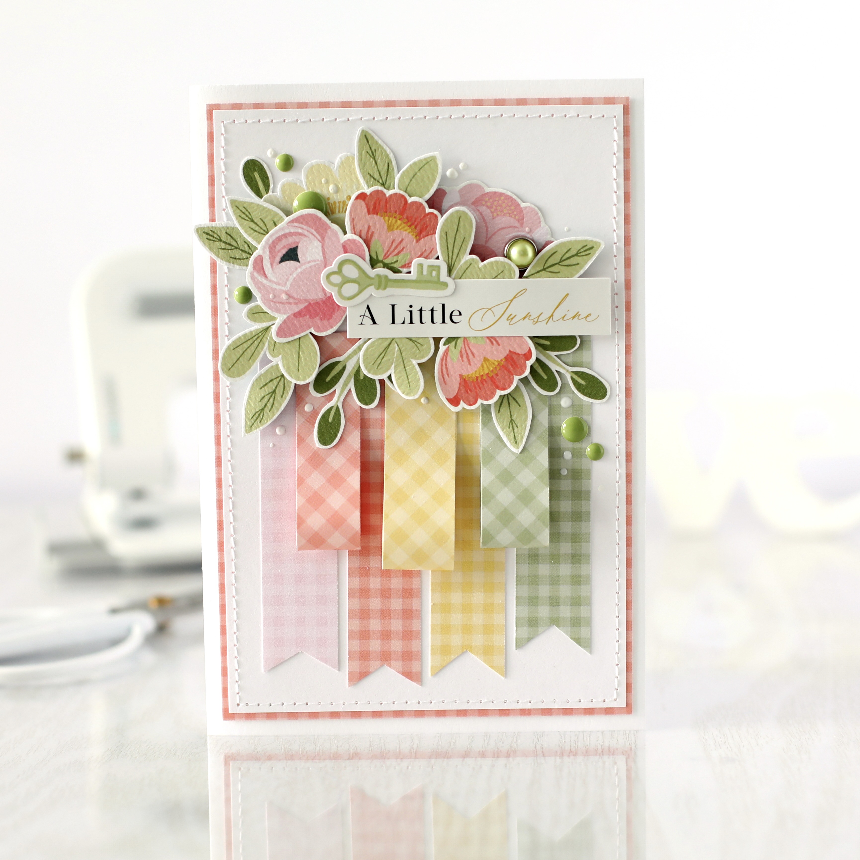 Gingham Cards Digital Instructions
