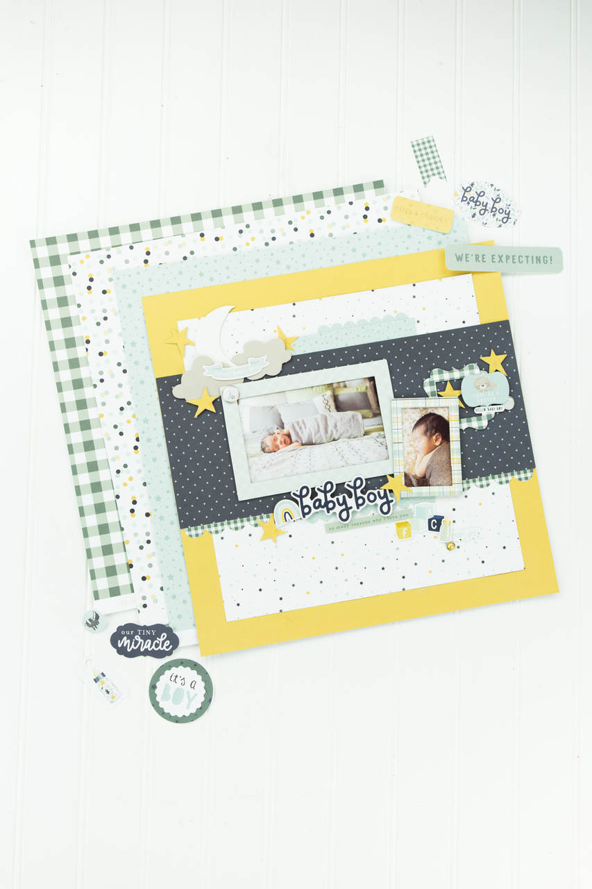 It's A Boy Element Sticker - Echo Park Paper Co