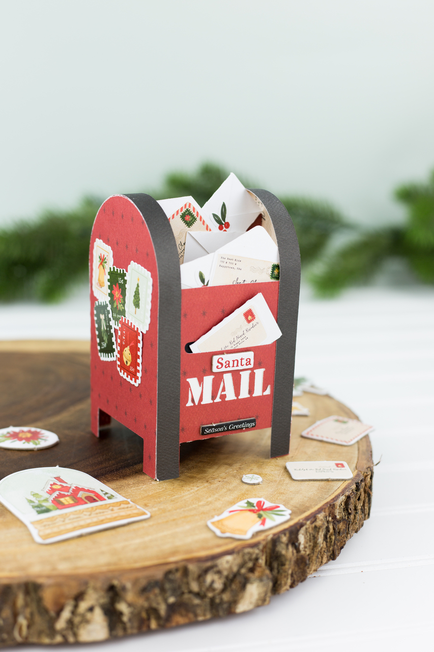 Letters To Santa: Santa's Mailroom 12x12 Patterned Paper - Echo Park ...