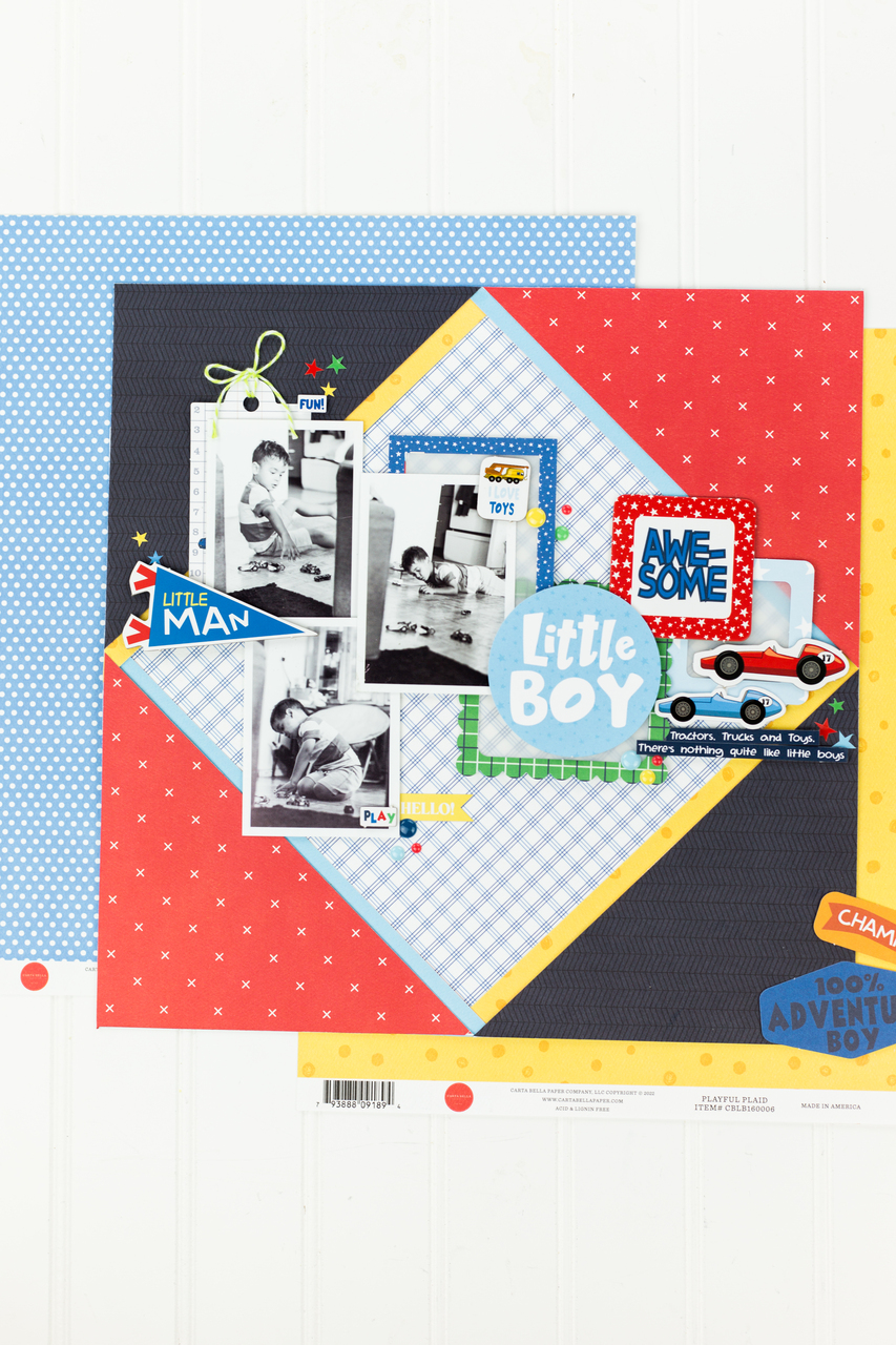 Little Boy Element Sticker - Echo Park Paper Co