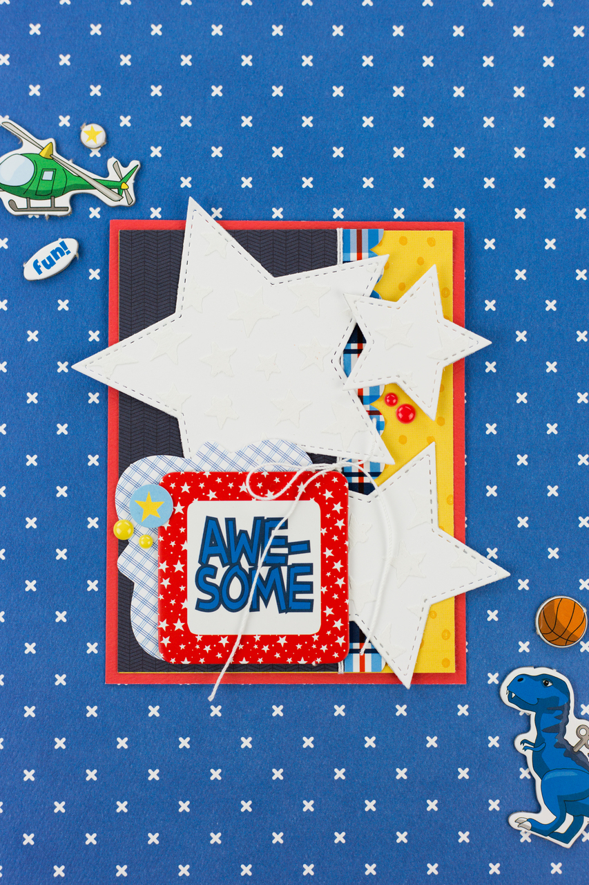 Little Boy Element Sticker - Echo Park Paper Co