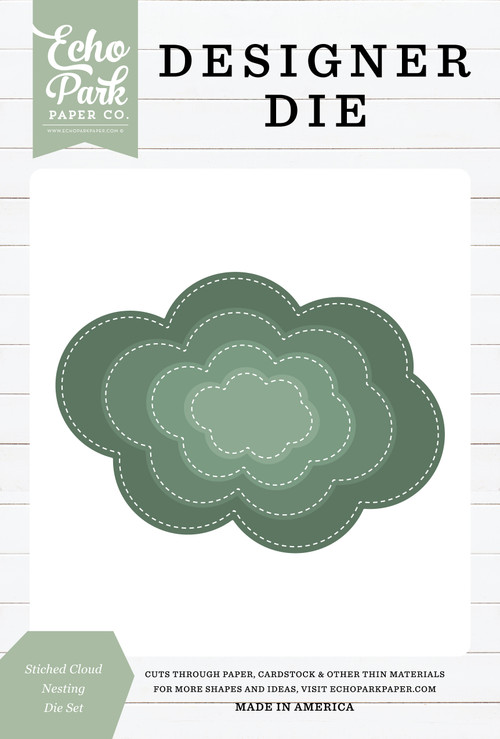 Stitched Cloud Nesting Large Die Set - Echo Park Paper Co