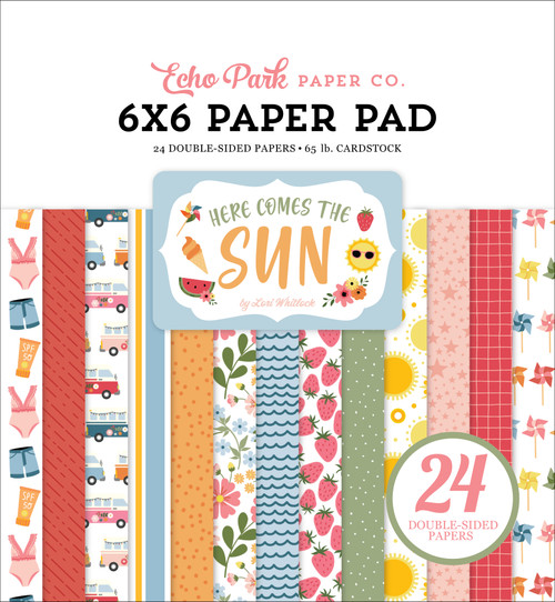 Here Comes The Sun 6x6 Paper Pad - Echo Park Paper Co